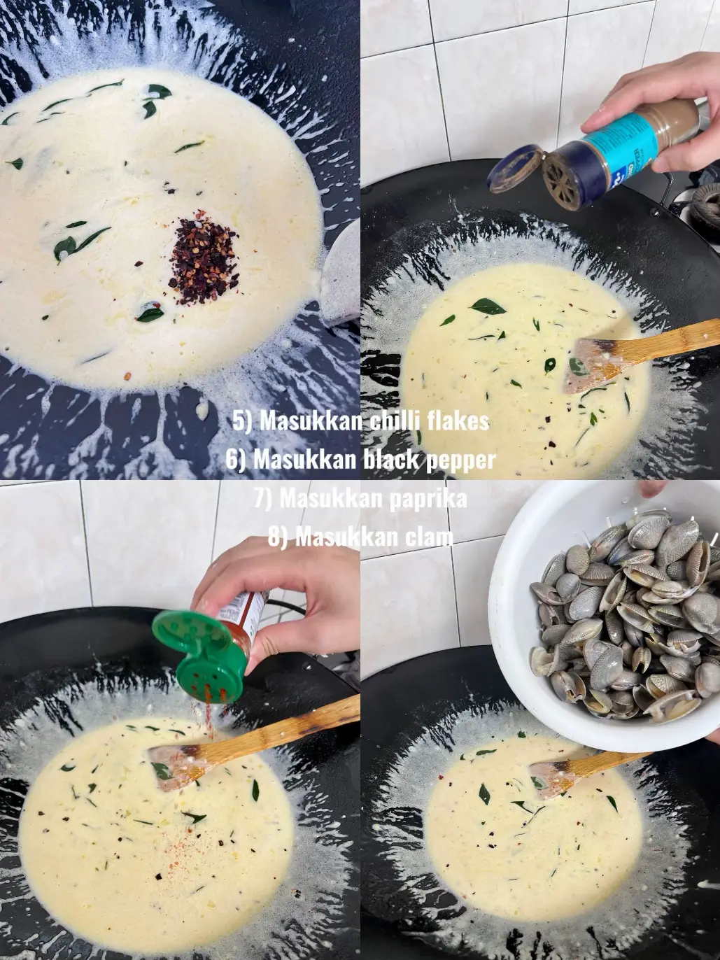 [ Easy Recipe ] Butter Chilli Clams w Mantao Bun! | Galeri disiarkan ...