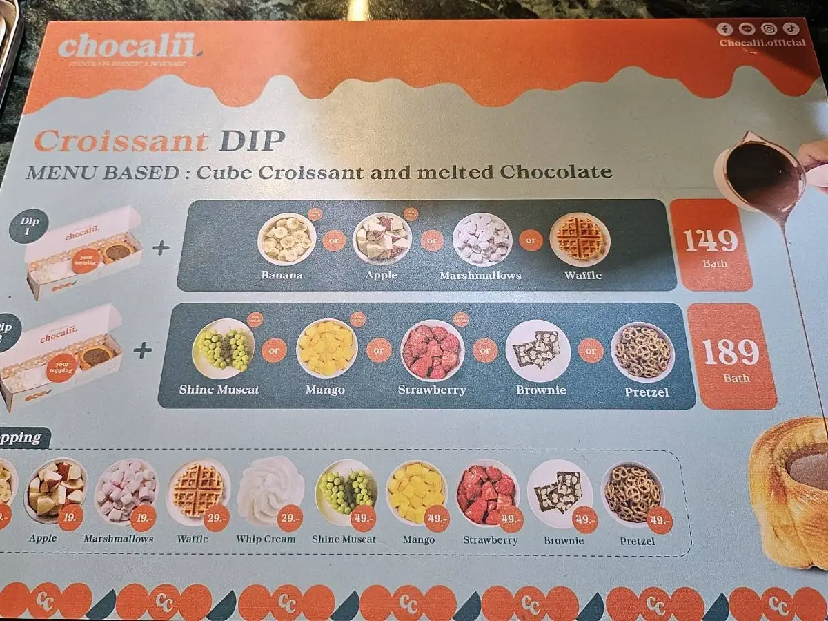 😍Chocalii ร้าน Croissant เปิดใหม่ที่ บรรทัดทอง😍 | แกลเลอรีที่โพสต์โดย BEE VENOM | Lemon8