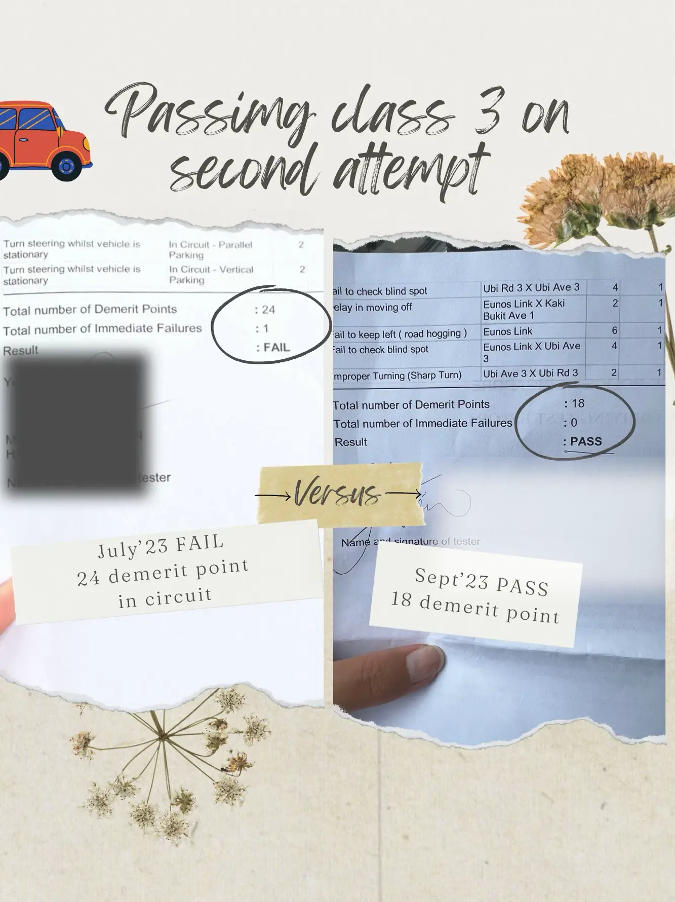 Passing class 3 on my second attempt? | Gallery posted by Mystic.insights | Lemon8