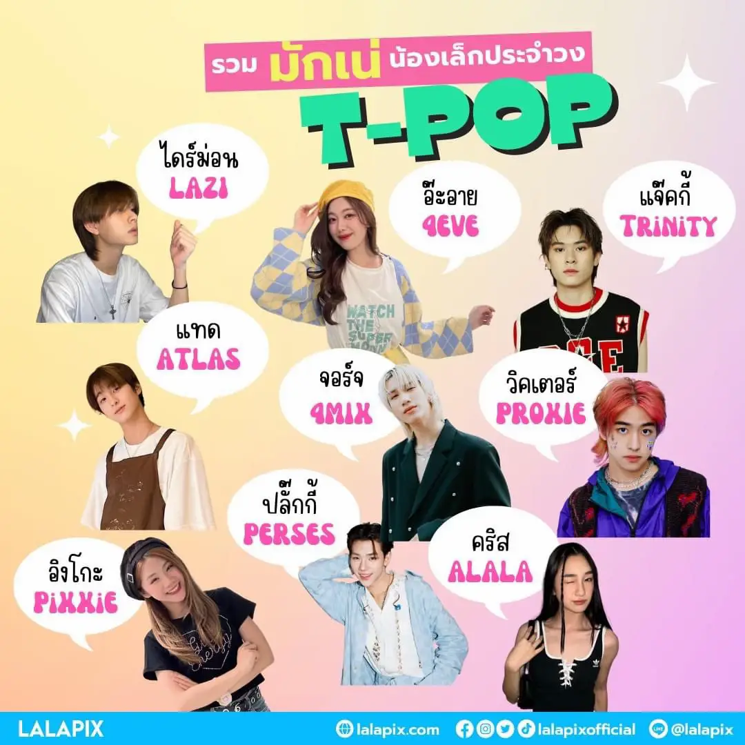 รวมมักเน่ T POP ส่องความน่ารักน้องเล็กของไอดอลชาวไทย🧸 | แกลเลอรีที่ ...