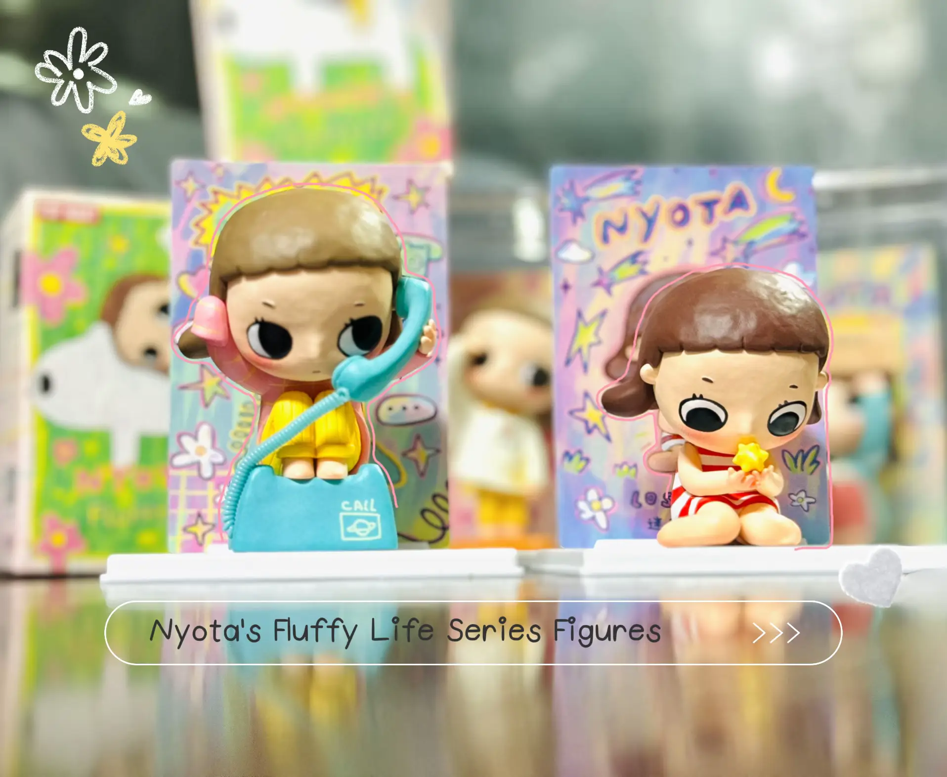 Nyota's Fluffy Life Series Figures | แกลเลอรีที่โพสต์โดย wani🐰 | Lemon8