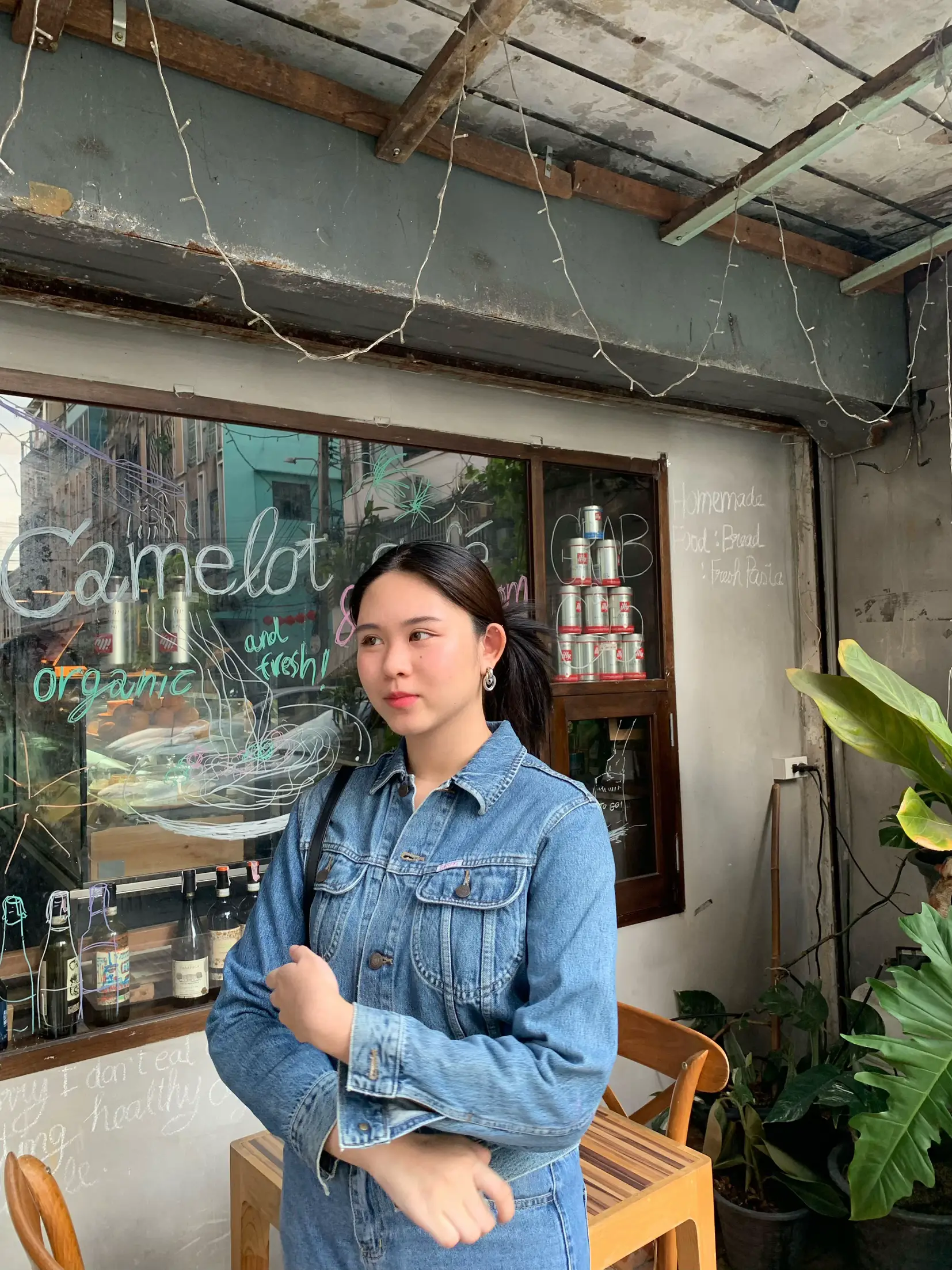 OOTD w// all denim | แกลเลอรีที่โพสต์โดย earnbaebae_ | Lemon8