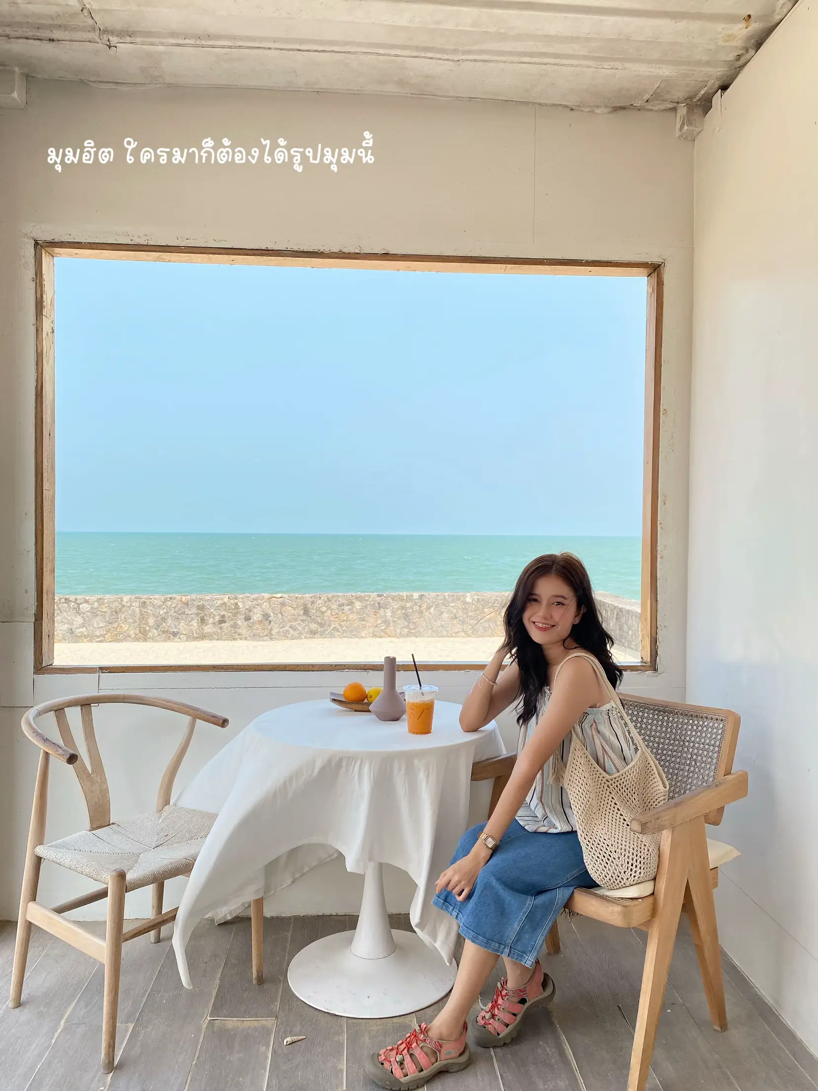 คาเฟ่ชะอำติดทะเล Tumlay Cafe&Bar 🏝🌊 | แกลเลอรีที่โพสต์โดย mnee_nee | Lemon8