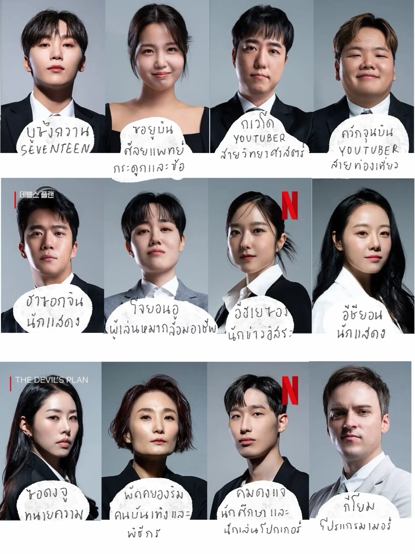 The Devil’s Plan รายการชิงเงินกว่า 500 ล้านวอน สนุกมากก | แกลเลอรีที่โพสต์โดย Hana | Lemon8