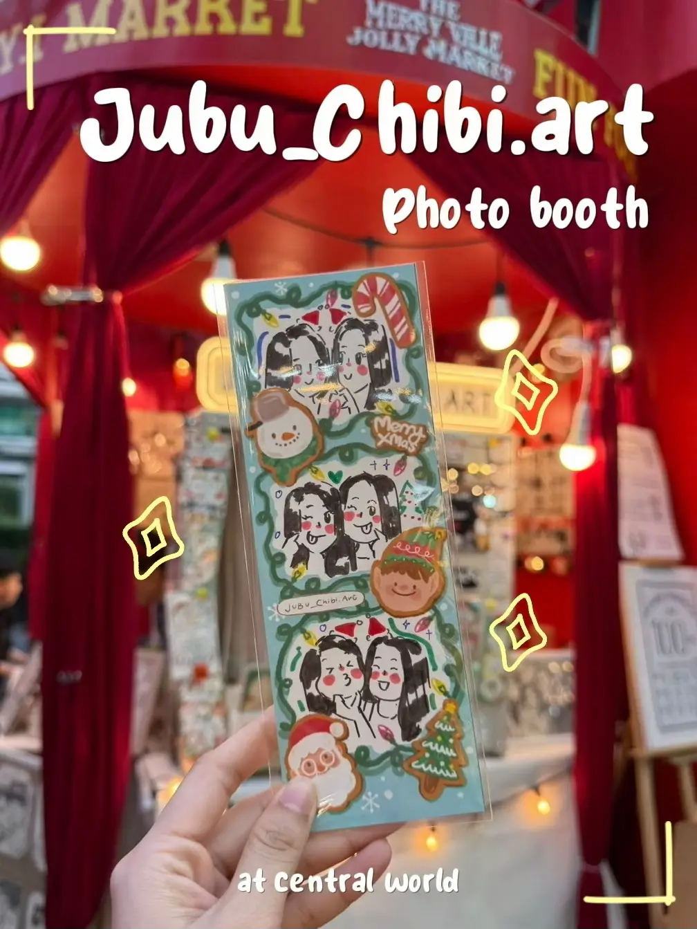 🎁 > Photo booth ลายเส้น Jubu_Chibi.art CentralWorld | แกลเลอรีที่โพสต์ ...