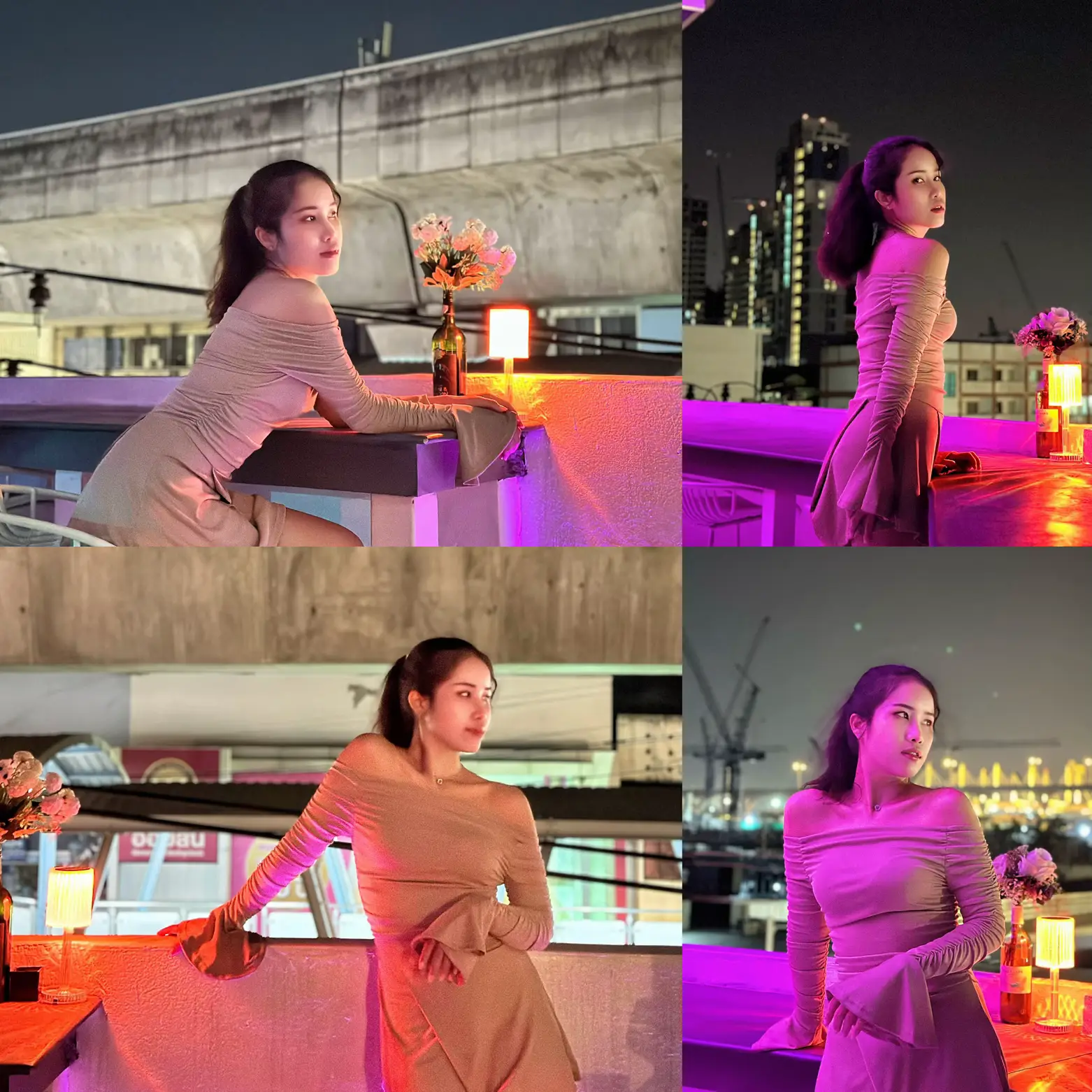 แจกพิกัด Rooftop Bar ฟีลโรแมนติก วิวติดรถไฟฟ้า 💋🍾🥂 | แกลเลอรีที่โพสต์โดย Saharu Hoshi | Lemon8
