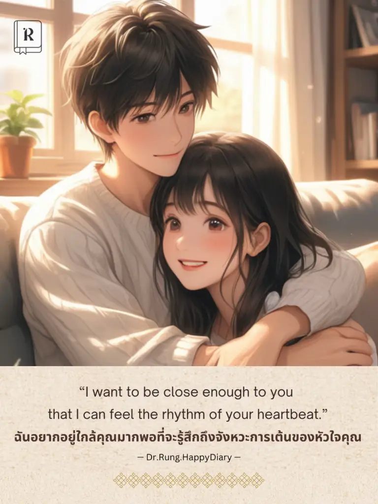 แคปชั่นคลั่งรักไว้ส่งไปอ้อนแฟน(Eng+ไทย) | แกลเลอรีที่โพสต์โดย Dr.Rung.HappyD | Lemon8