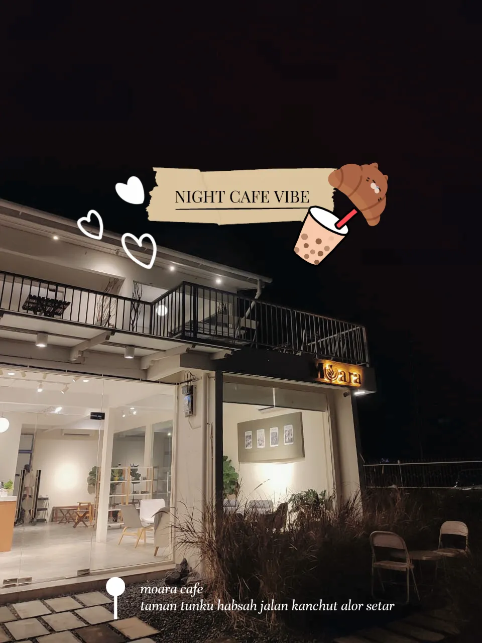 NIGHT CAFE VIBE | Galeri disiarkan oleh pinot 🌷 | Lemon8