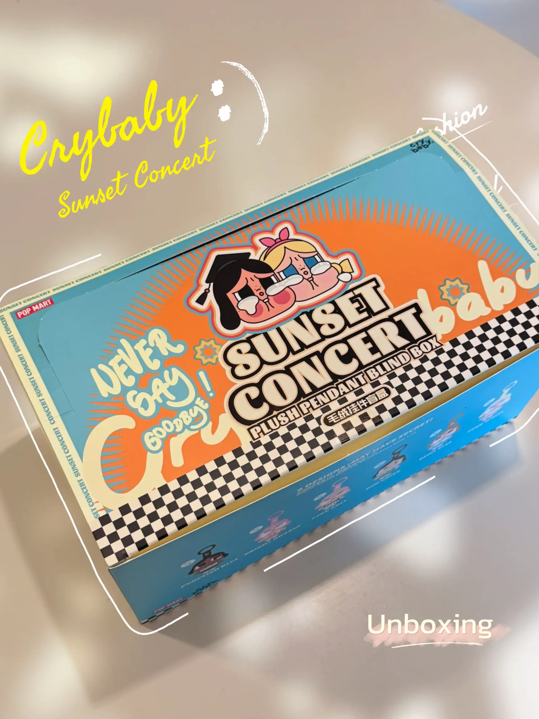 Unboxing Crybaby Sunset Concert Plush Pendant | Galeri disiarkan oleh ...