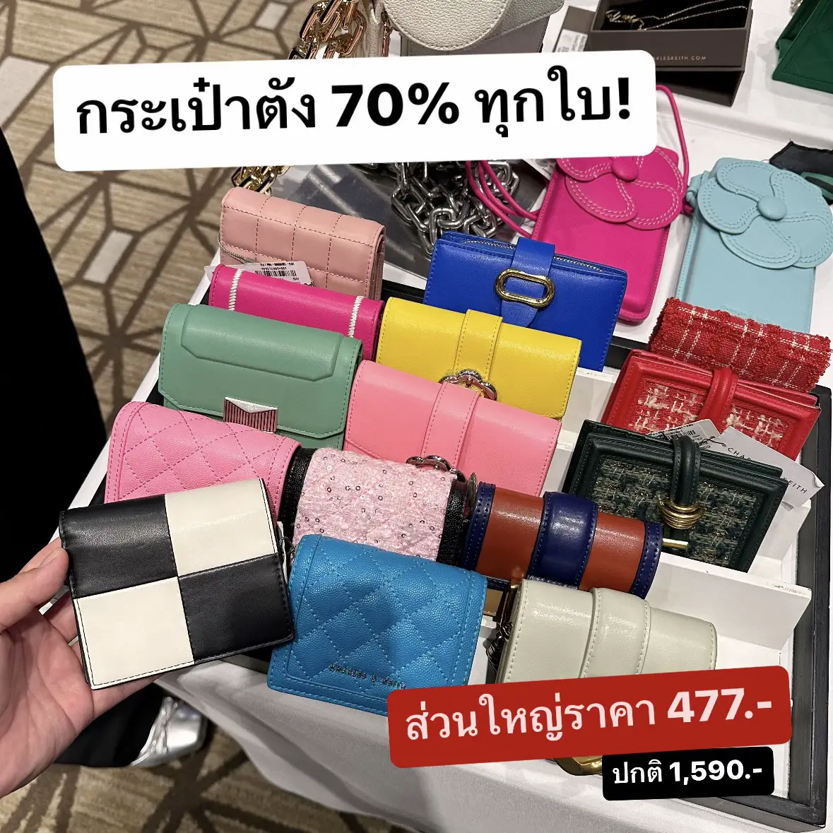Charles&Keith ลดสูงสุด 80% | แกลเลอรีที่โพสต์โดย punpromotion | Lemon8