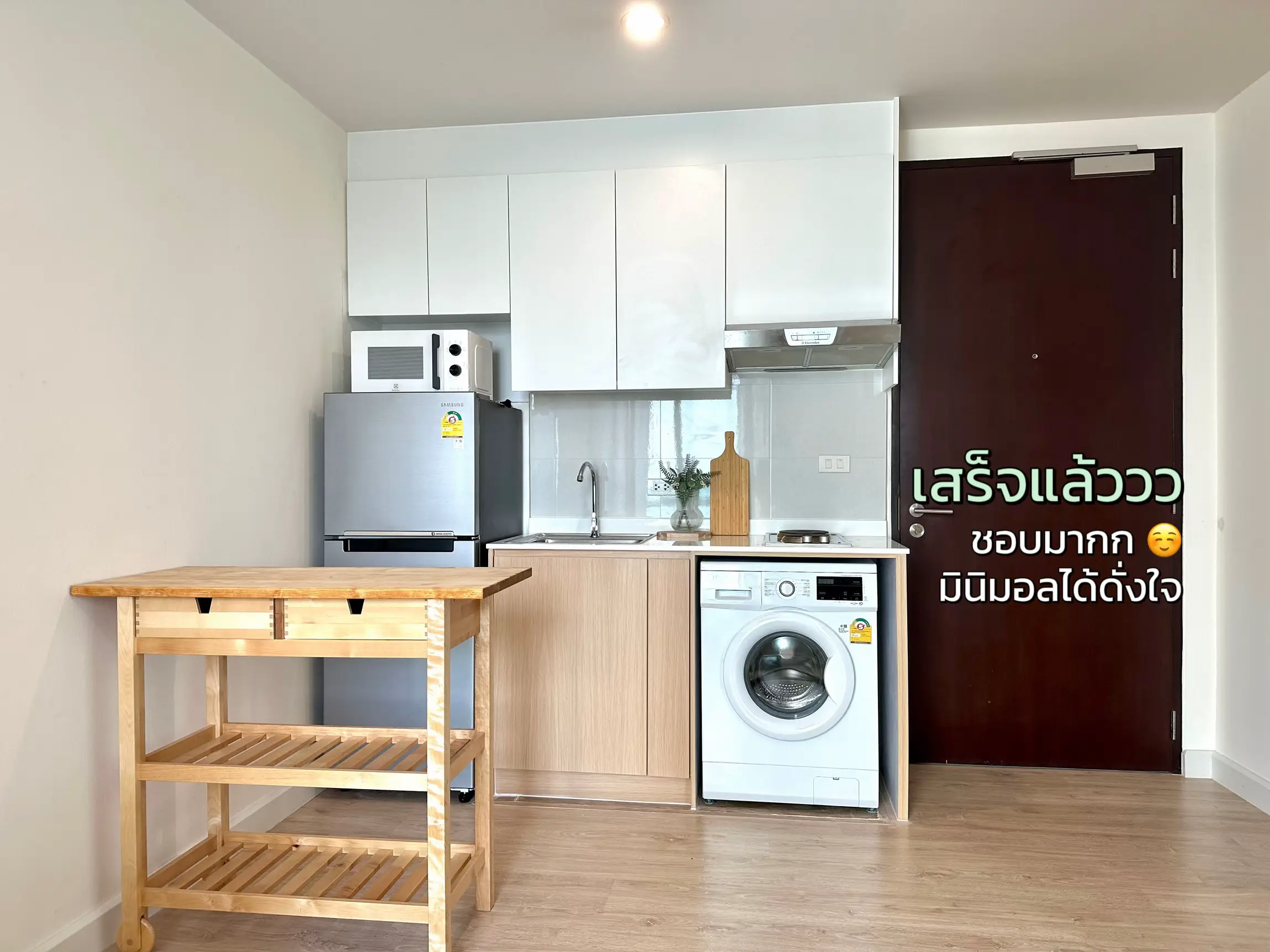 รีโนเวทครัวคอนโด ไม่ยากอย่างที่คิด 🥰🍋 | แกลเลอรีที่โพสต์โดย ChuTang | Lemon8