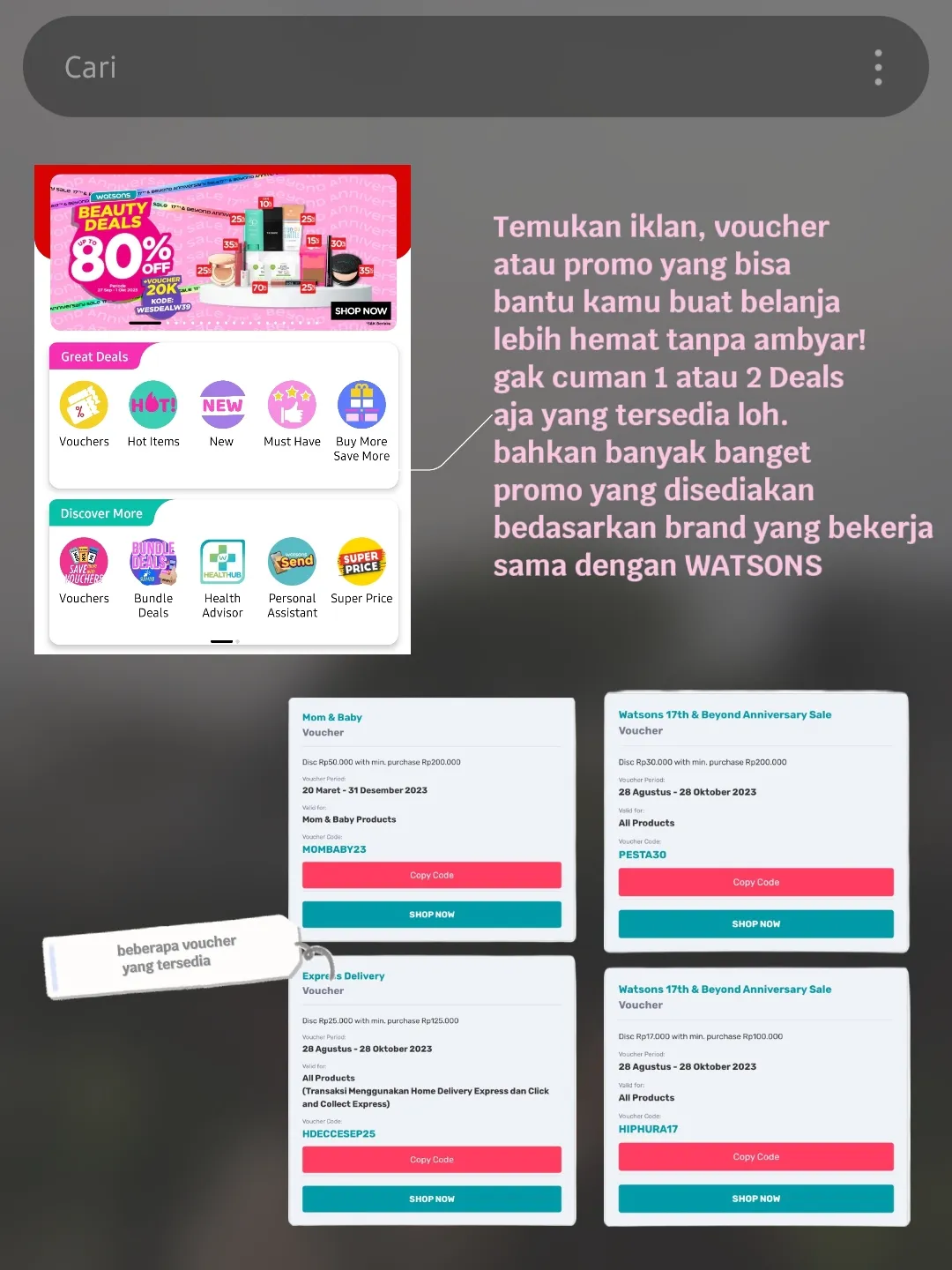 Anti Ambyar Jajan di WATSONS | Galeri diposting oleh Sasaprayogo | Lemon8