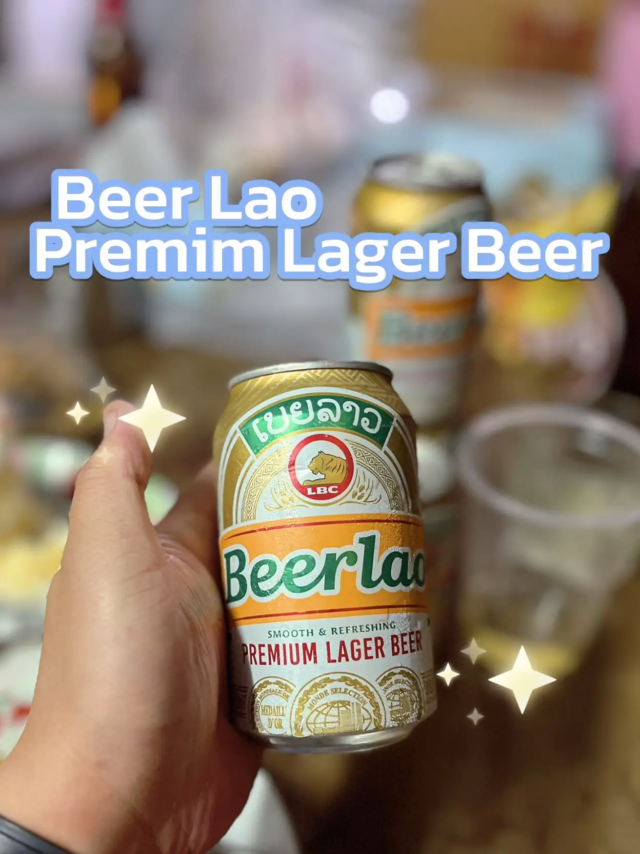 Beer Lao(เบียร์ลาว) | แกลเลอรีที่โพสต์โดย รีวิวสายดื่ม🥃 | Lemon8