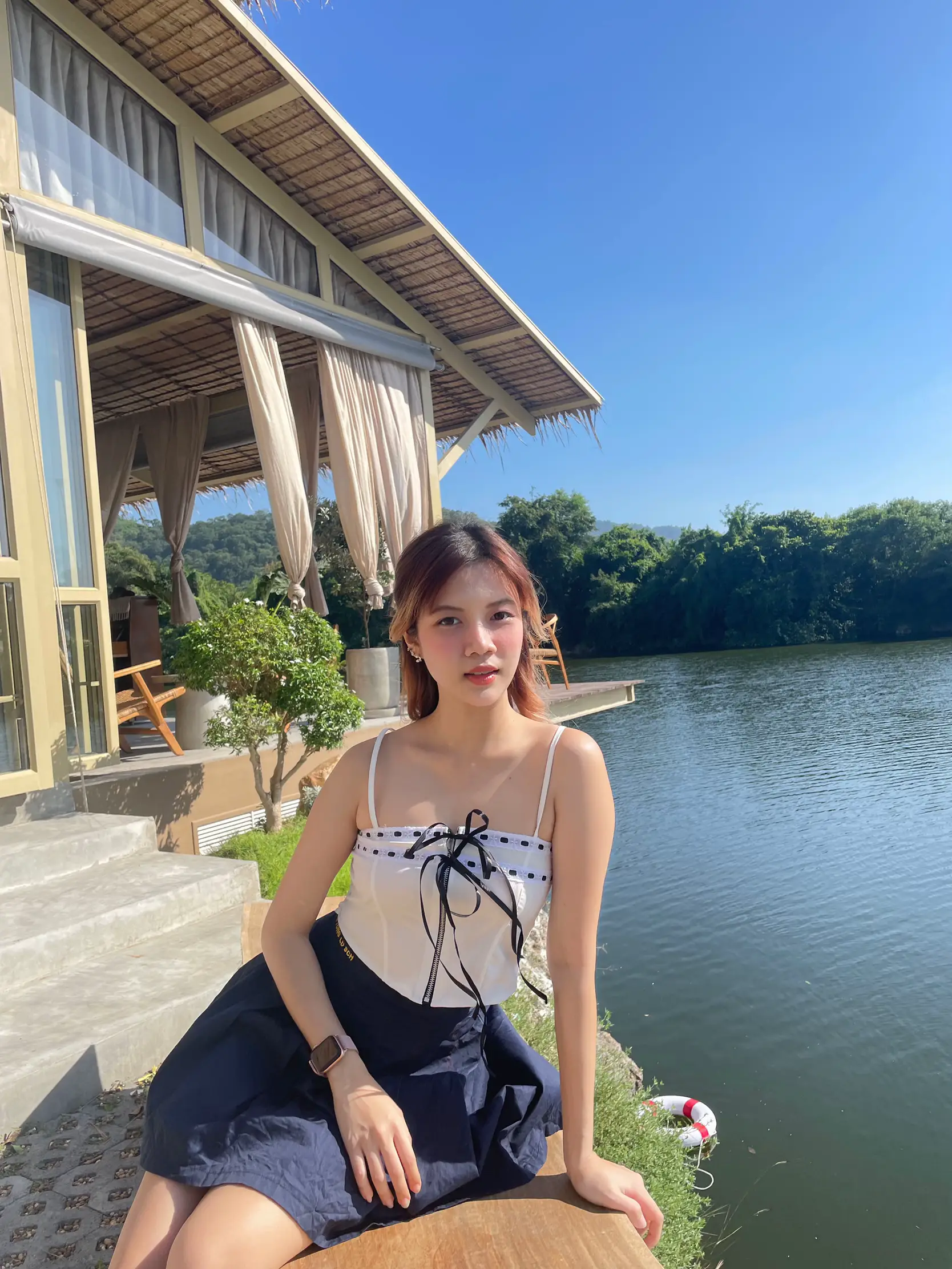 แจกมุมถ่ายรูป คาเฟ่ยอดฮิตช่วงนี้🏝💗 | แกลเลอรีที่โพสต์โดย Pai | Lemon8