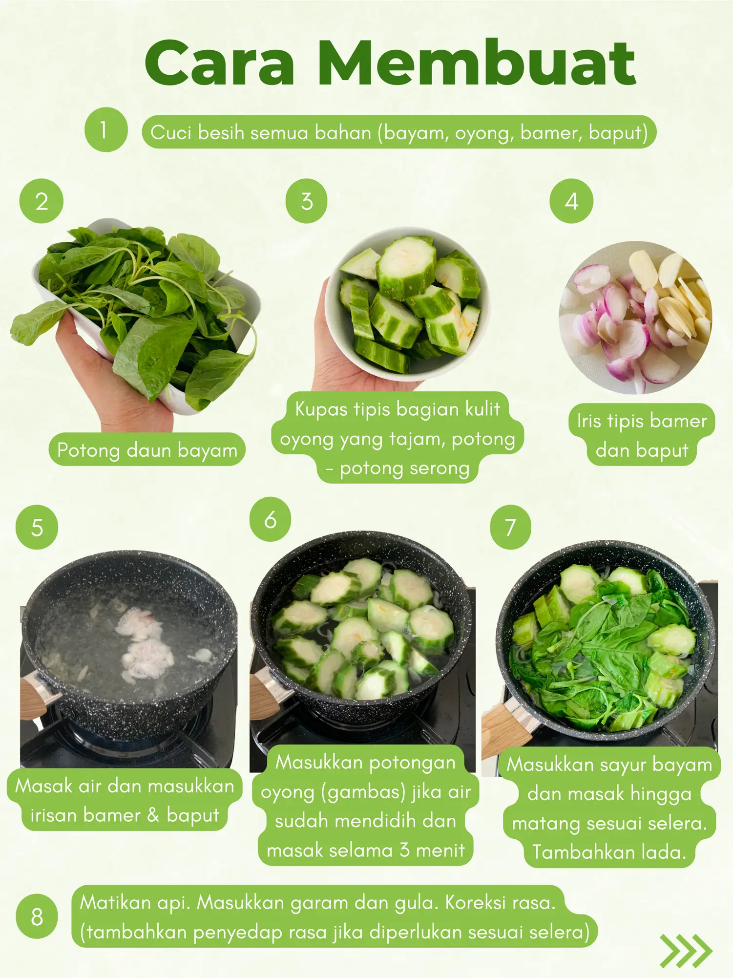 Masak Sayur Bening Bayam & Oyong, Gampang Banget! | Galeri diposting ...