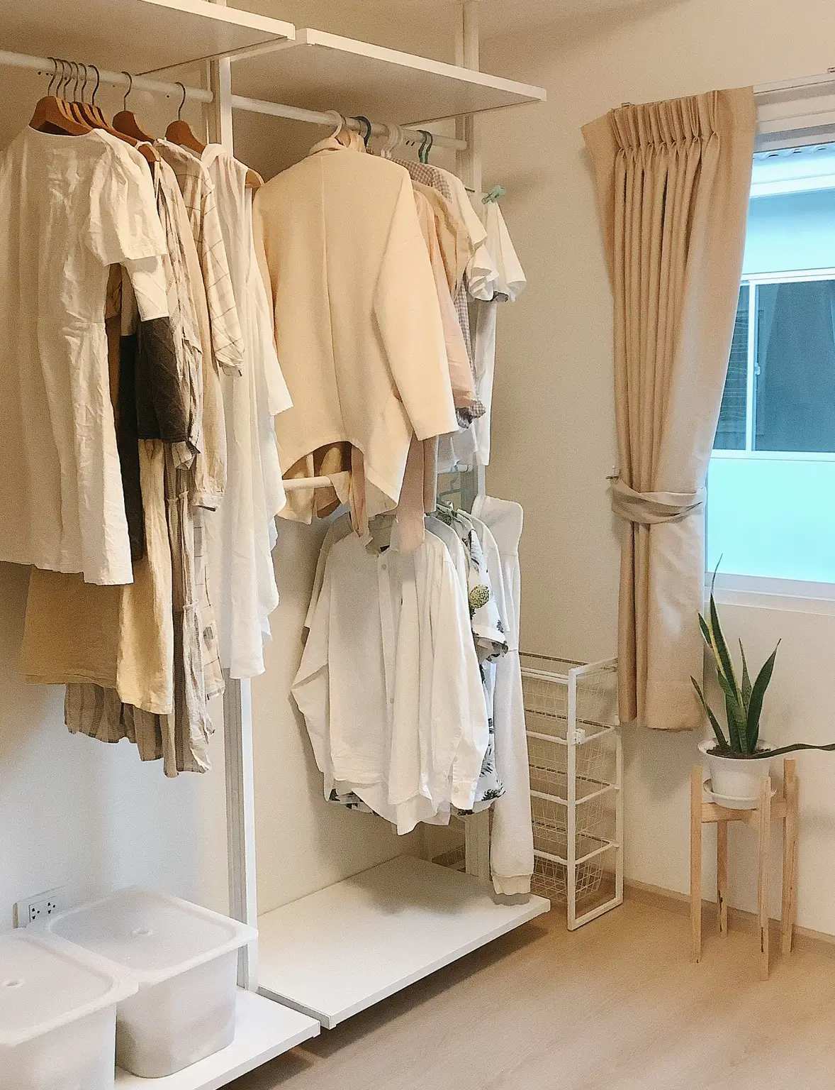 ห้องแต่งตัวสไตล์muji | แกลเลอรีที่โพสต์โดย Mommy Minimal | Lemon8