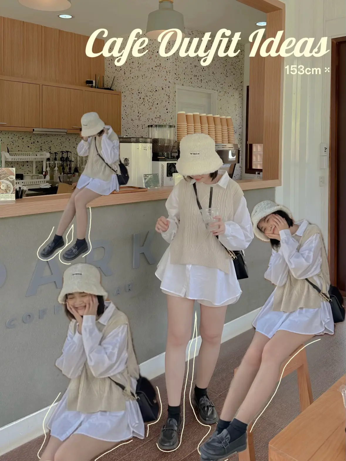 Cafe Outfit Ideas | แกลเลอรีที่โพสต์โดย Naree1994 | Lemon8