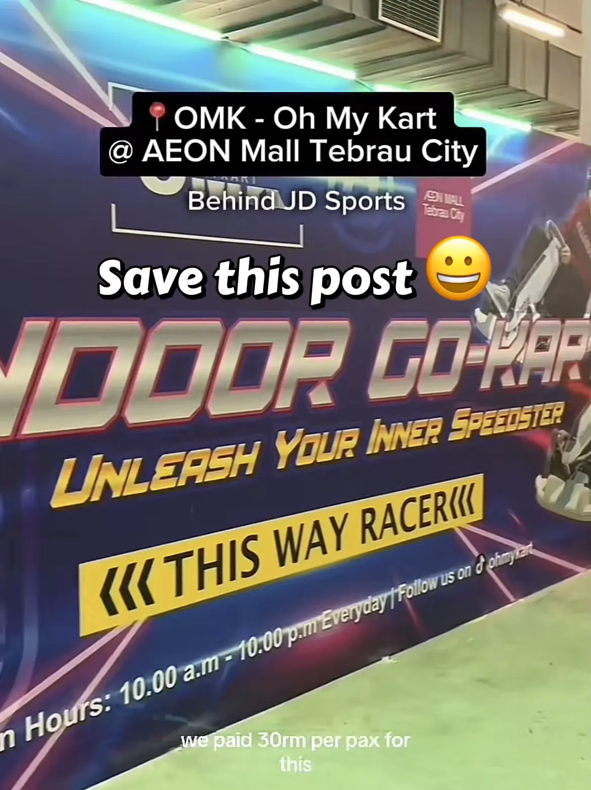 🏎️JB: New Indoor Go Kart @ Aeon Mall 😍 | Gallery posted by Doobywooo ...