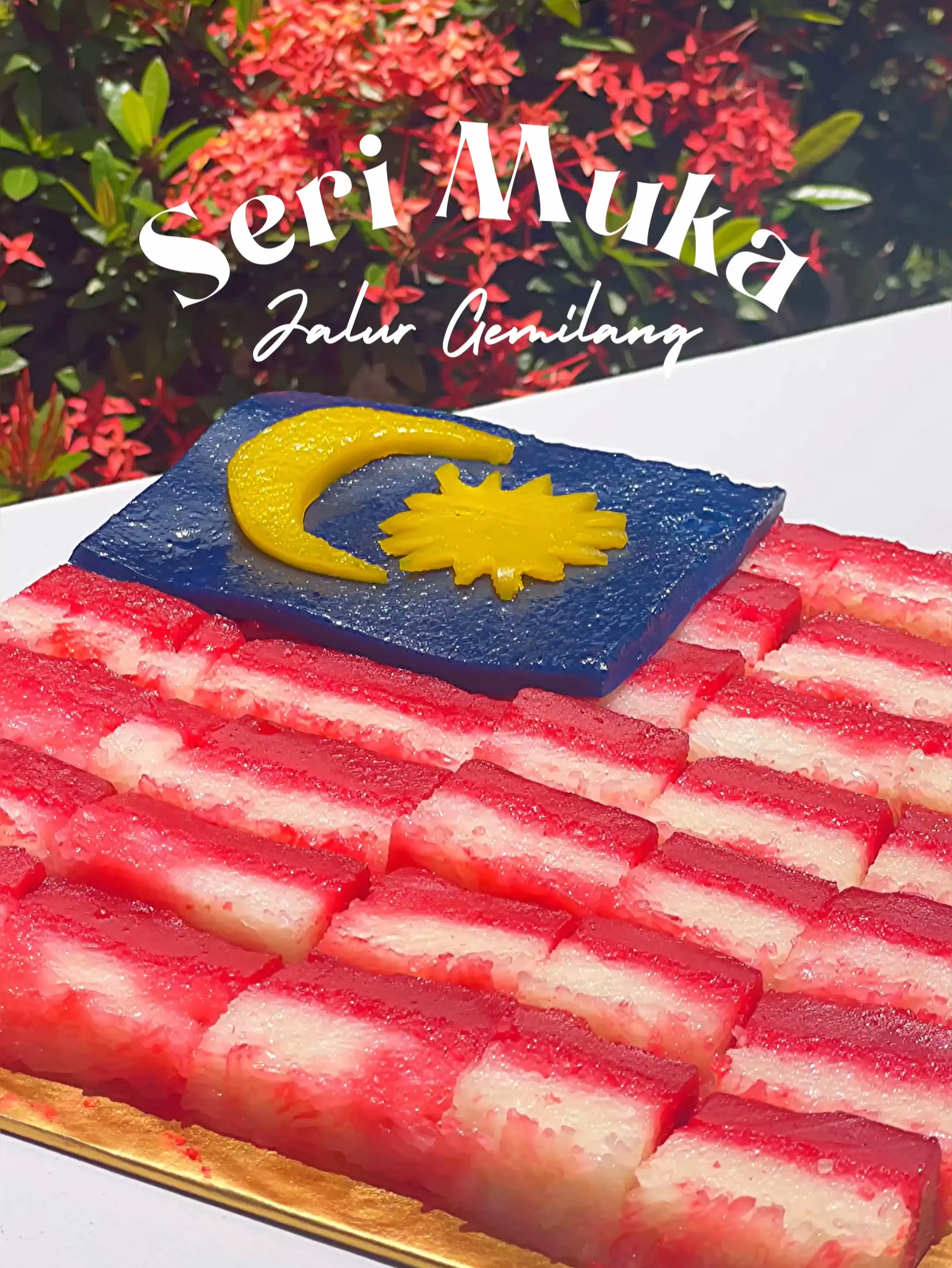 Resepi Kuih Seri Muka Hari Kemerdekaan 🇲🇾 ️ | Video diterbitkan oleh ...