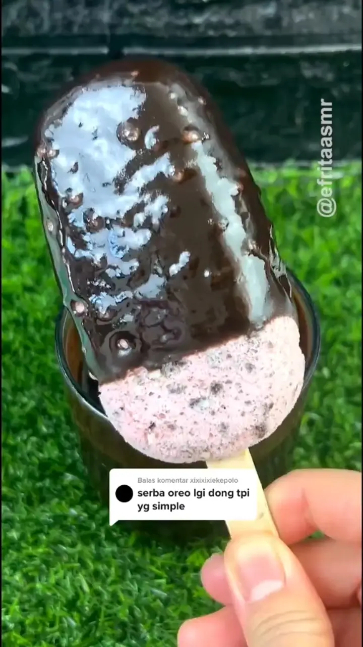 bikin ice cream oreo rasa stroberi enak banget | Video dipublikasikan ...