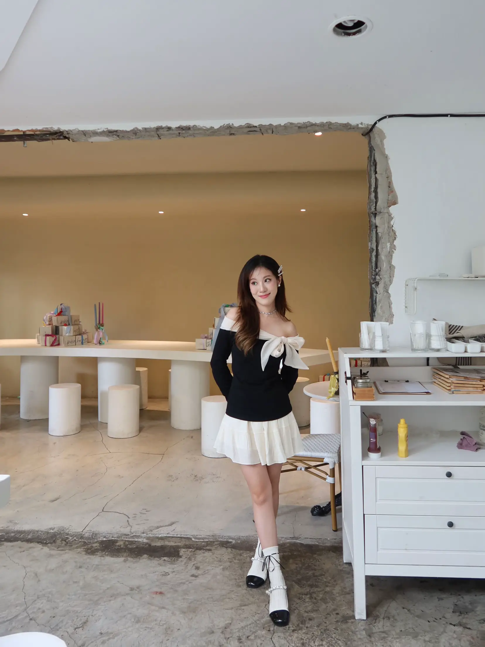 OOTD | 153 cm แต่งตัวลุคลูกคุณหนูคุณใจ💕 | แกลเลอรีที่โพสต์โดย Jiewjean | Lemon8