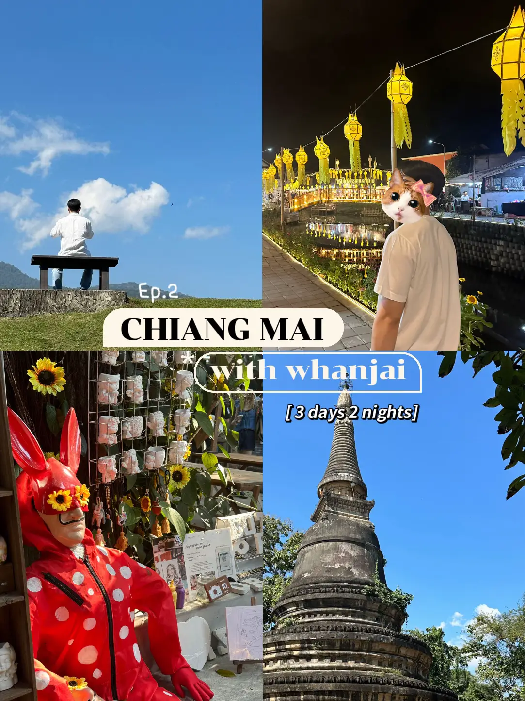 เจียงใหม่(กับหวานใจ) 3 วัน 2คืน!! | แกลเลอรีที่โพสต์โดย Jenji | Lemon8