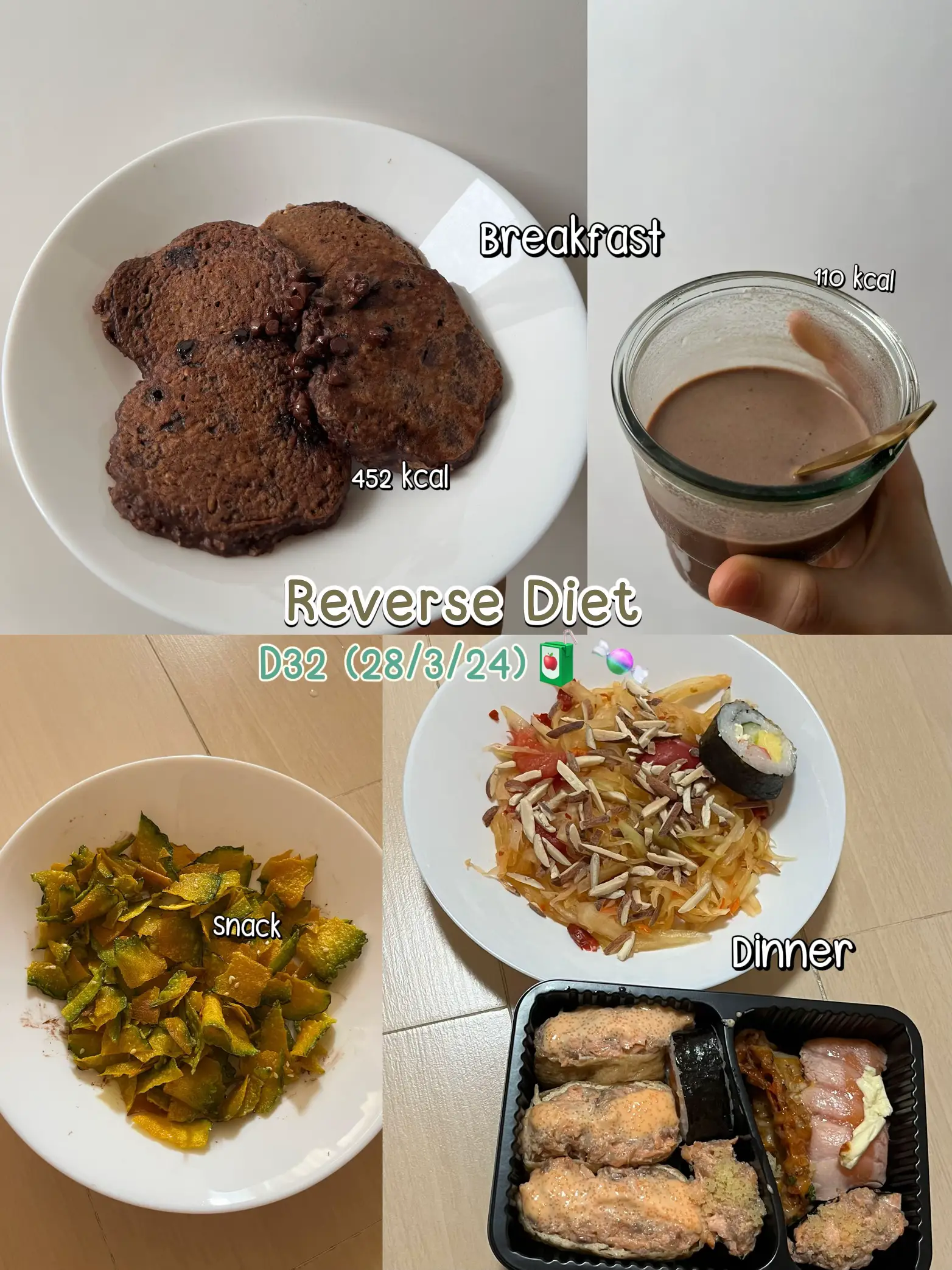 D32 (28/3/24)🧃🍬(~1,090+unknow kcal) | แกลเลอรีที่โพสต์โดย Ji ᜊ₍ᐢ. ̫.ᐢ ...