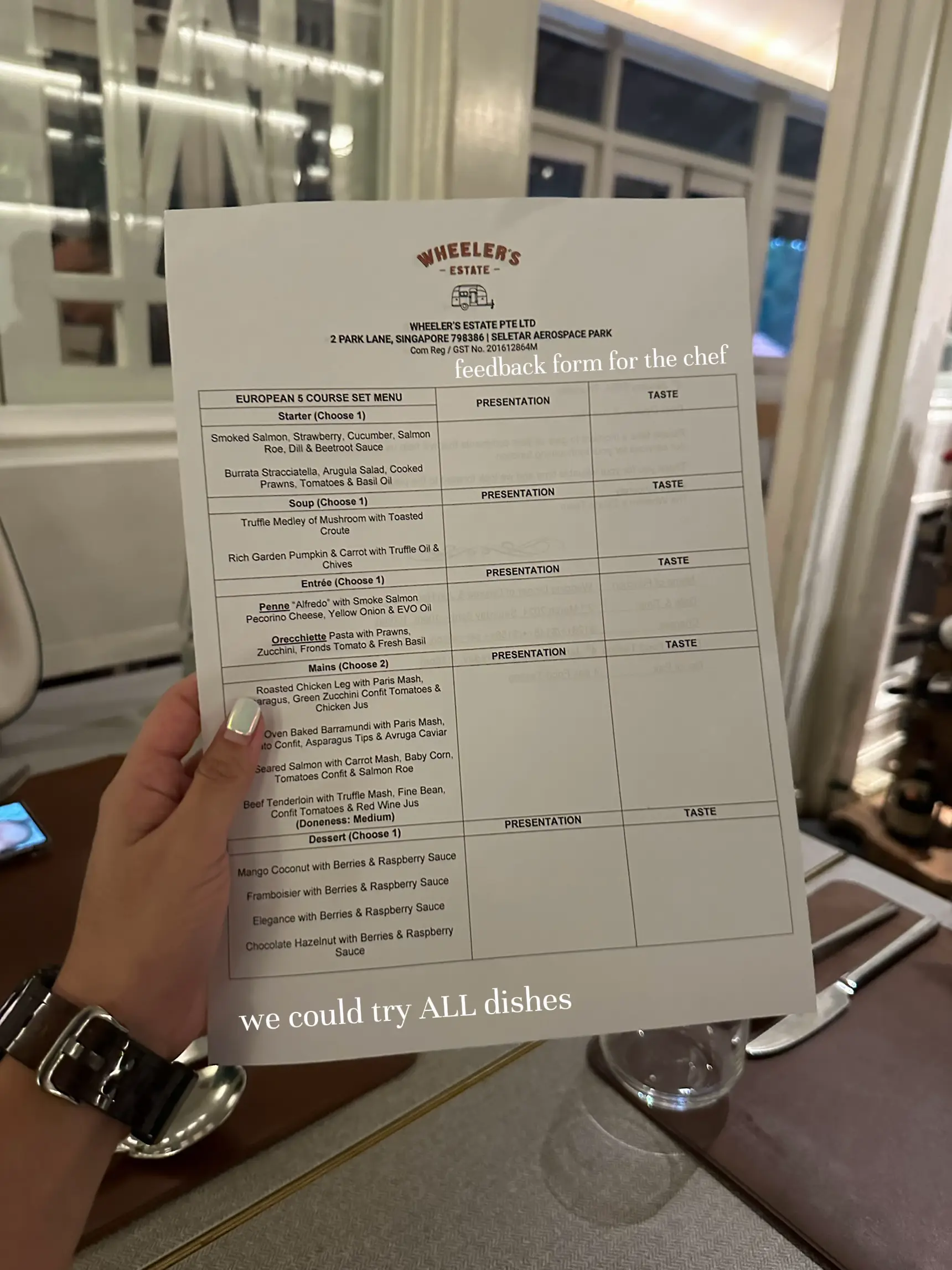 Our food tasting experience at Wheeler’s 👌🏻 | Gallery posted by Desiree ...