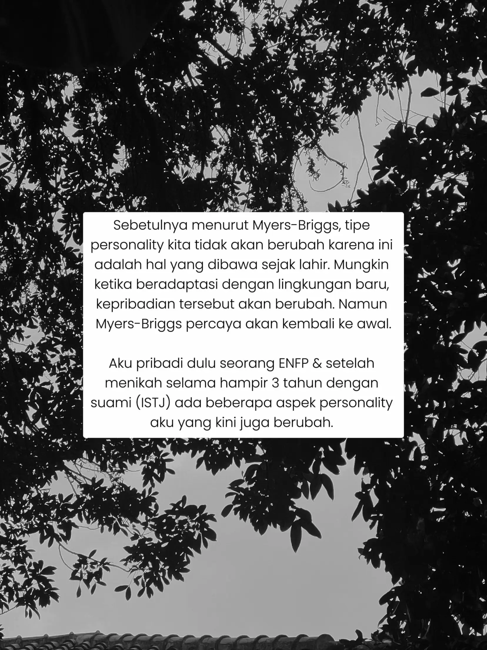 3 ALASAN MBTI KAMU BISA BERUBAH | Galeri diposting oleh Nabila Kasyalia ...