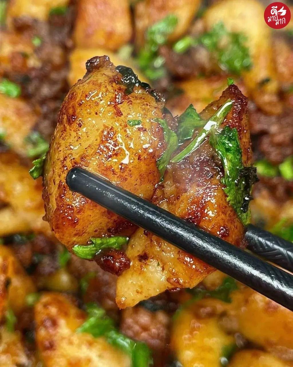 😀แจกสูตร มันฝรั่งผัดหมูสับน้ำมันหอย | แกลเลอรีที่โพสต์โดย ดีมากมาก | Lemon8