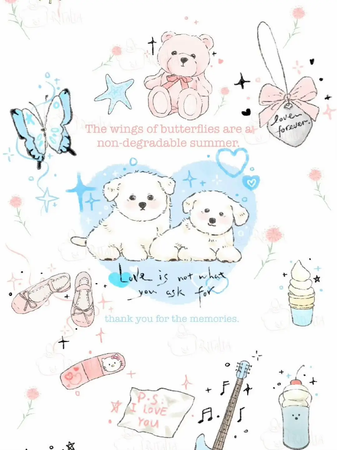 Wallpaper cute🎀🍑 | แกลเลอรีที่โพสต์โดย 𝖭ॐ | Lemon8