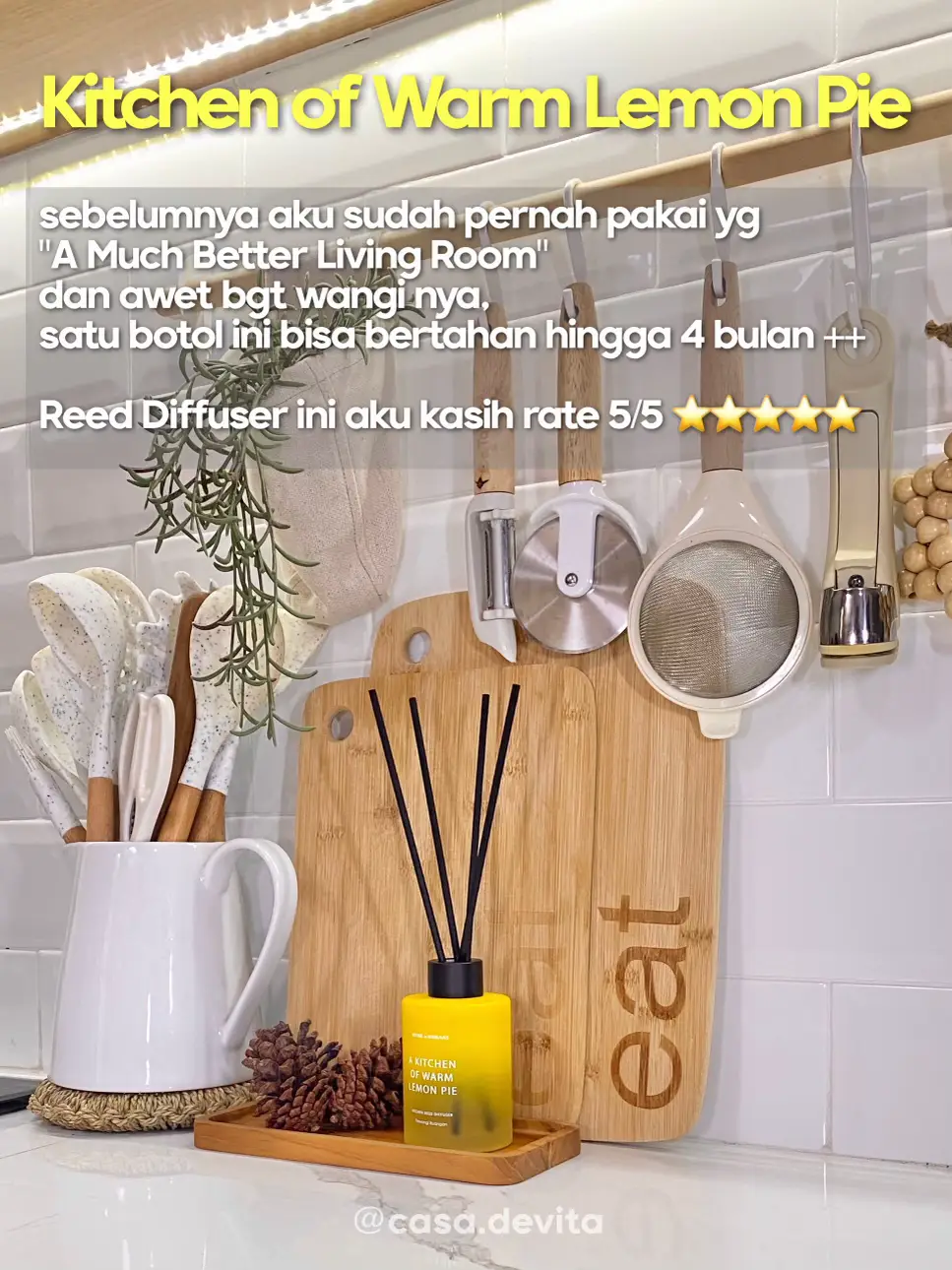 Rekomendasi Reed Diffuser Dapur 🍋 | Galeri diposting oleh casa.devita | Lemon8