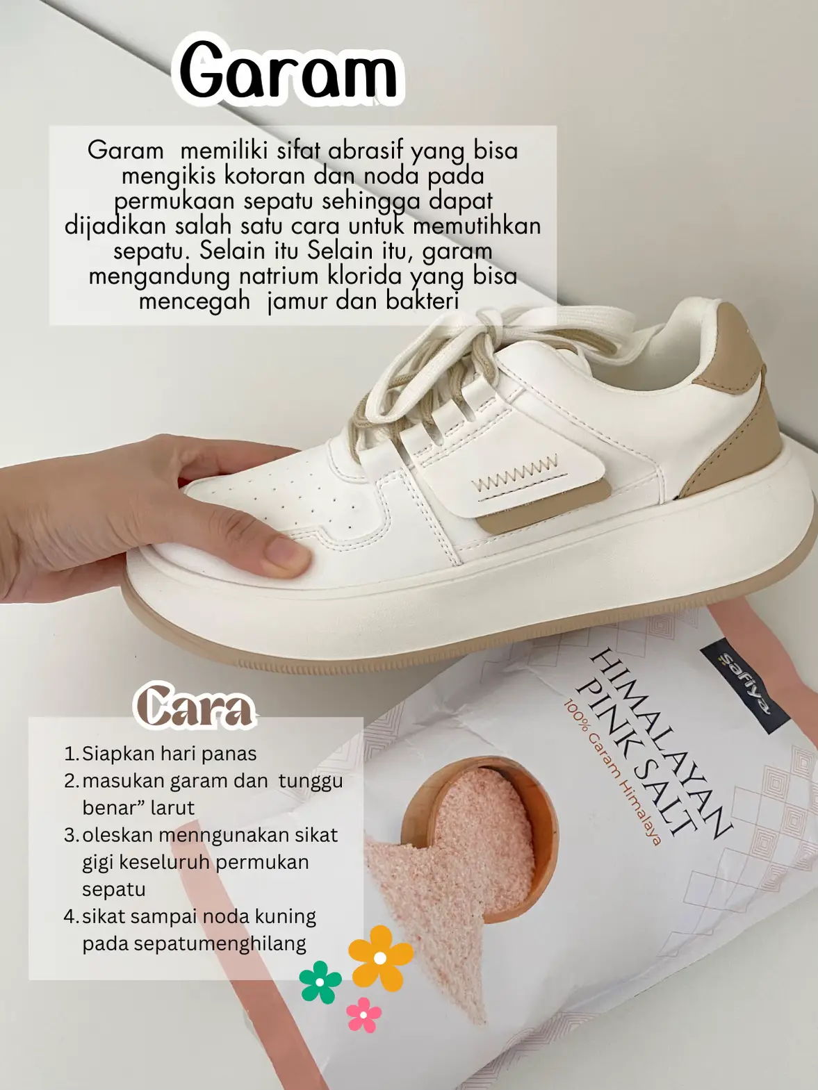 Cara membuat sepatu menguning jadi putih | Galeri disiarkan oleh Selly ...