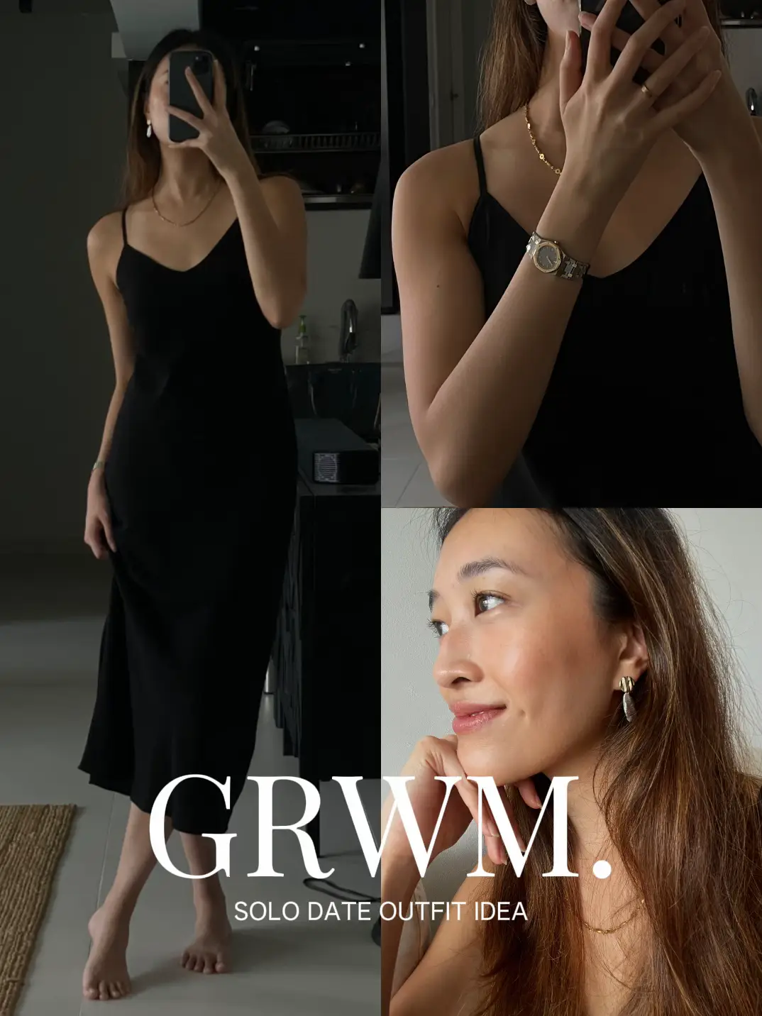 GRWM - Solo date outfit idea | Galeri disiarkan oleh Nat | Lemon8