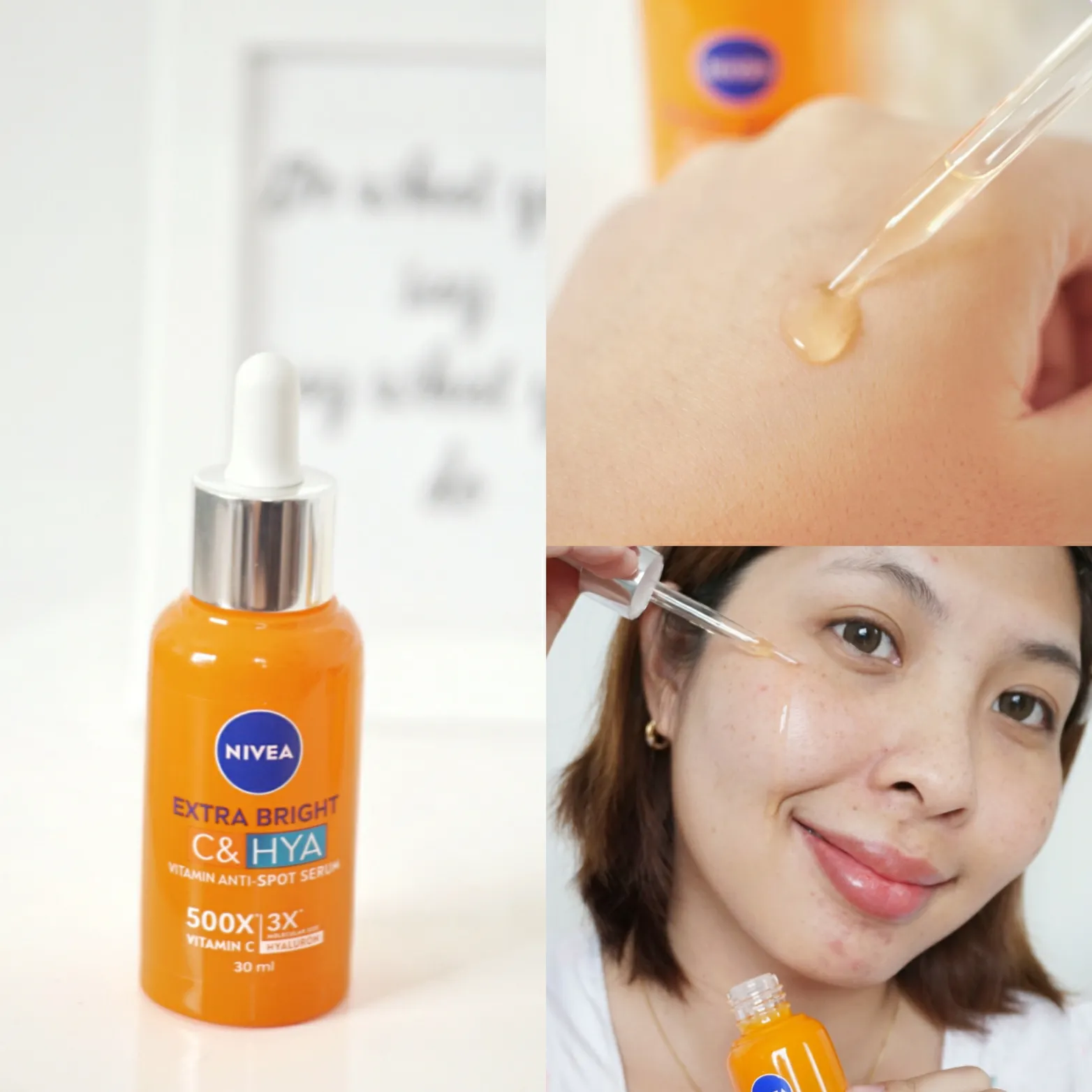 เซ็ทเดียวอวดผิวใสเด้ง กับ NIVEA C&HYA 🧡🍊 | แกลเลอรีที่โพสต์โดย เนยตุ่นรีวิว | Lemon8