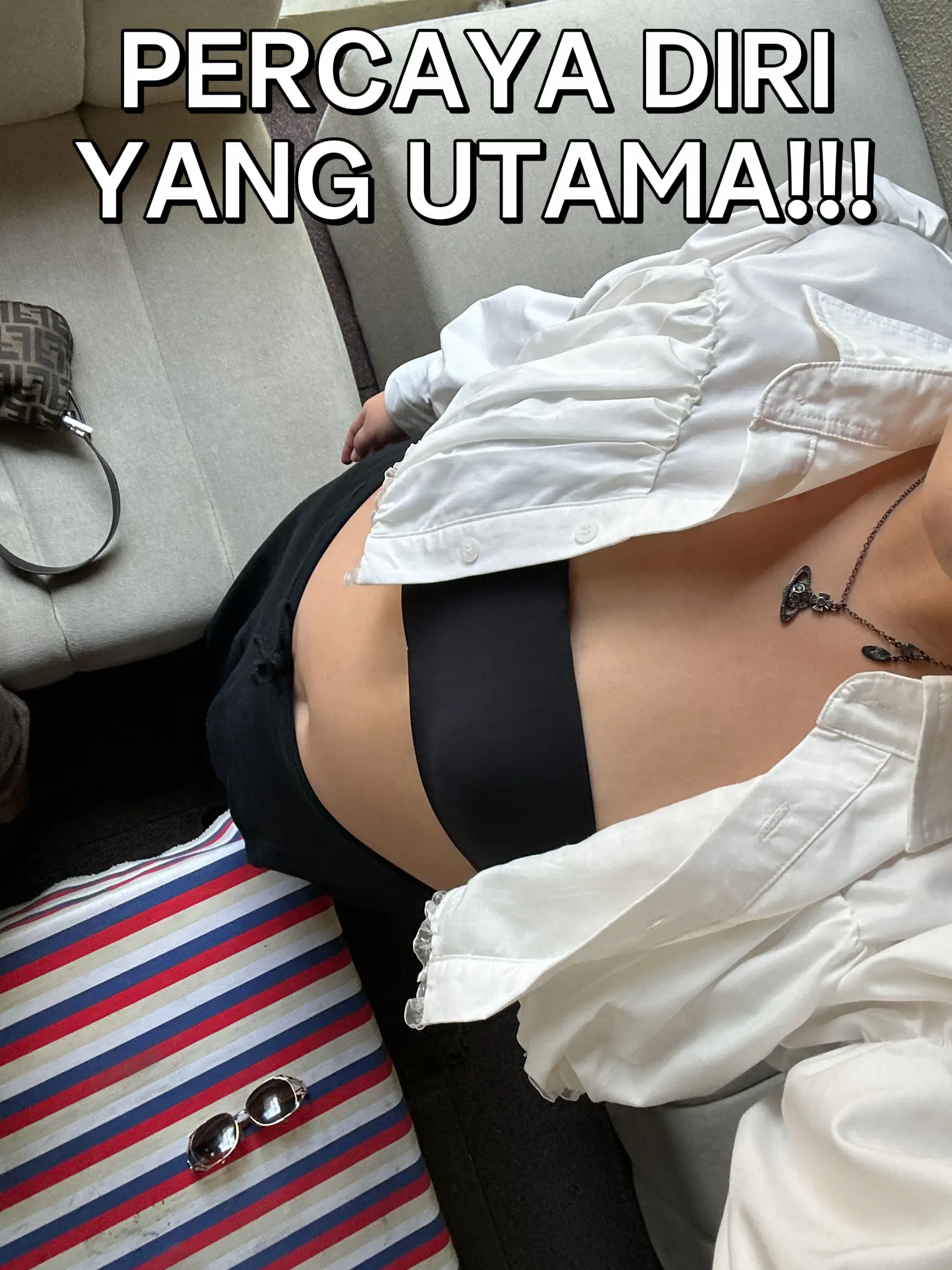 TIPS TETAP FASHIONABLE WALAU PERUT KAMU BUNCIT☘️💖🌸 | Galeri diposting oleh Nadya Aprilia | Lemon8