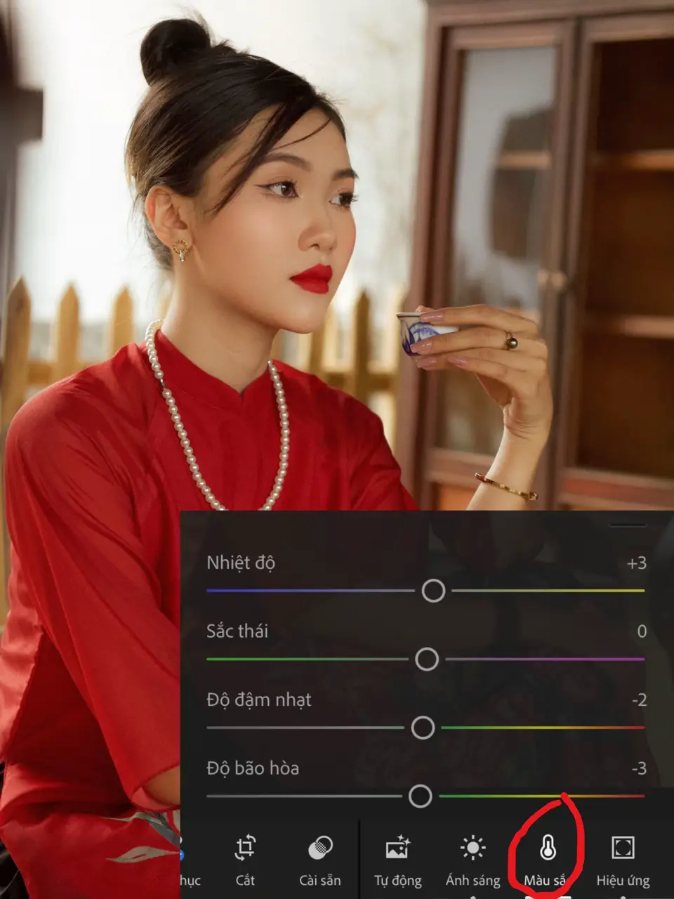 CHỈNH ẢNH ÁO DÀI SIÊU ĐẸP TRÊN LIGHTROOM 👒👒 | Bộ sưu tập do Khánh Huyền đăng | Lemon8