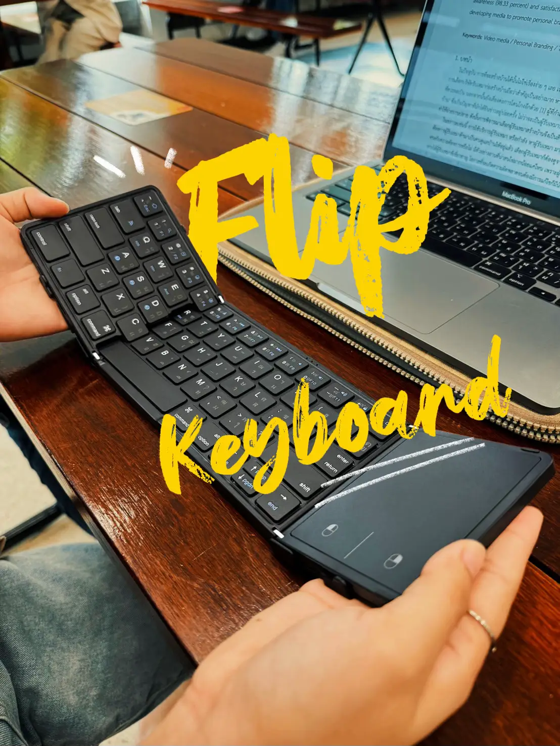 Flip Keyboard Bluetooth ไอเท็มเด็ดสำหรับสายพกพา | แกลเลอรีที่โพสต์โดย ...
