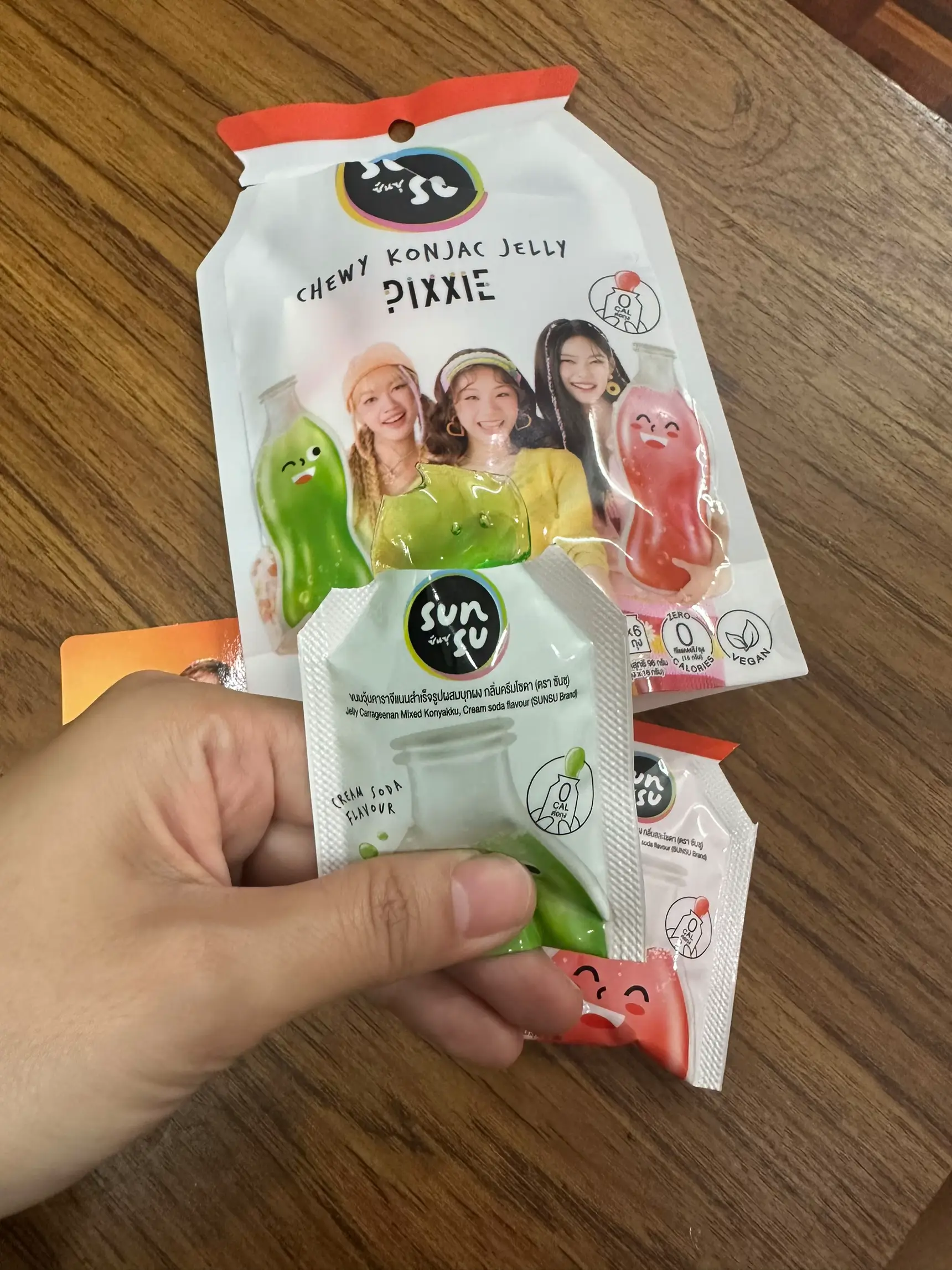 SUNSU x PIXXIE | เยลลี่บุก0แคล | แกลเลอรีที่โพสต์โดย Patto | Lemon8