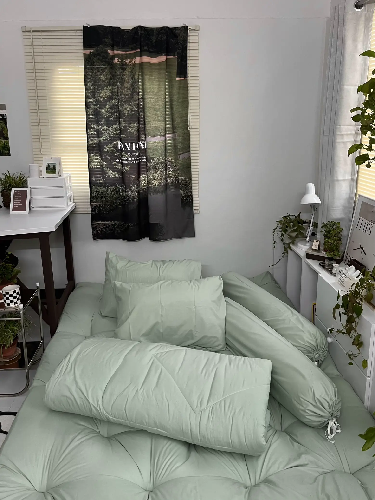 greenterior room แต่งห้องให้เป็นป่า ตามประสาคนสายเขียว | แกลเลอรีที่โพสต์โดย yoonaart | Lemon8