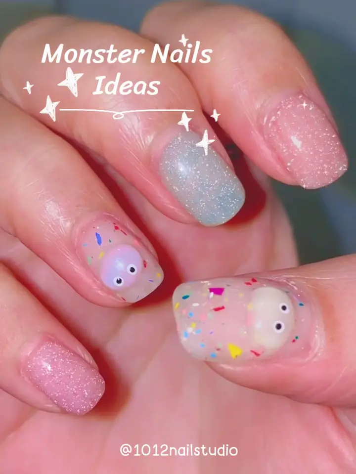 Monster Nails | วิดีโอที่เผยแพร่โดย 1012nailstudio | Lemon8