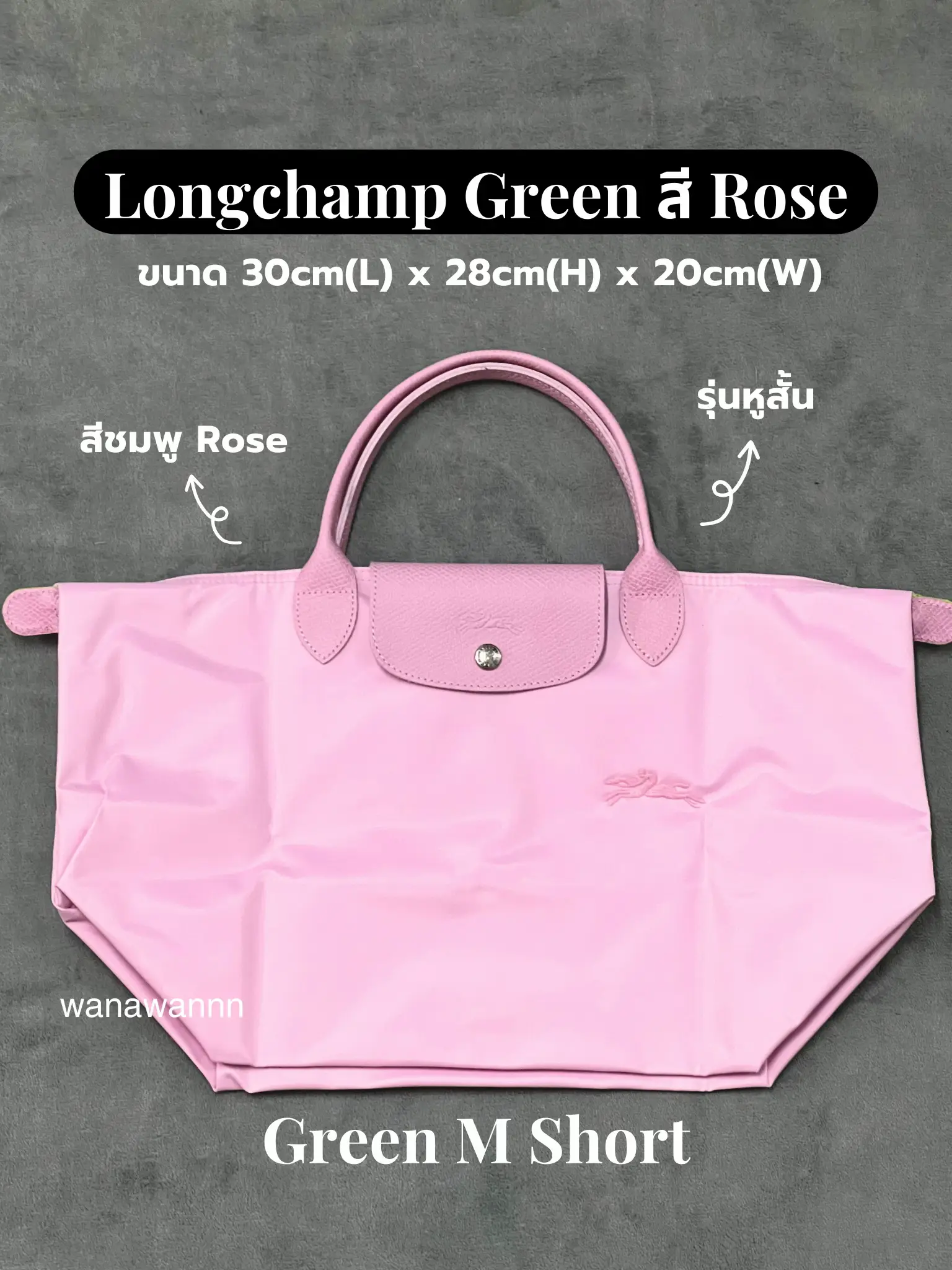เทียบไซส์กระเป๋า Longchamp ให้ดูชัดๆ S M | แกลเลอรีที่โพสต์โดย brandy ...