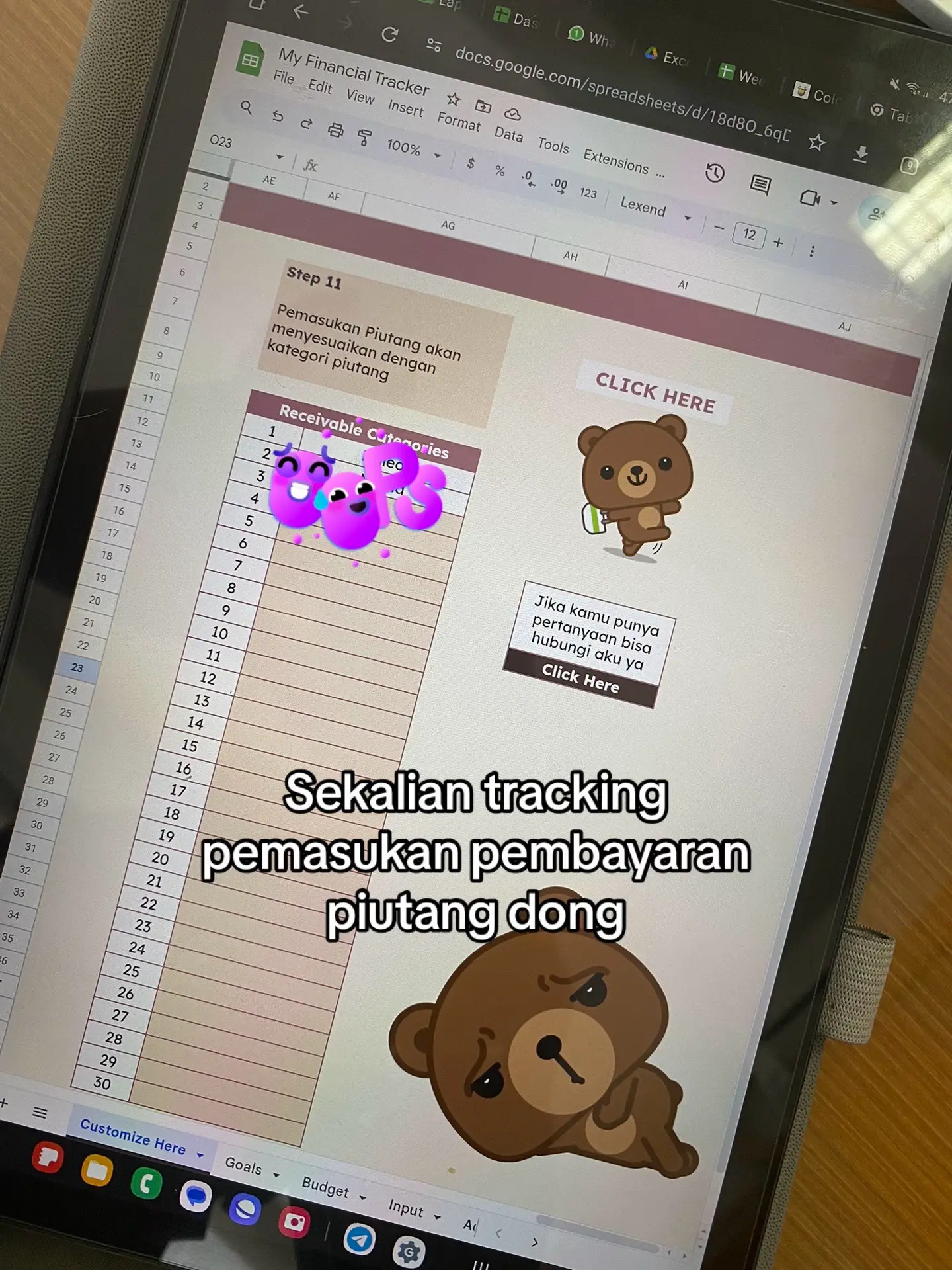 Fitur Financial Tracker Teddy Bear Edition | Galeri diposting oleh ...