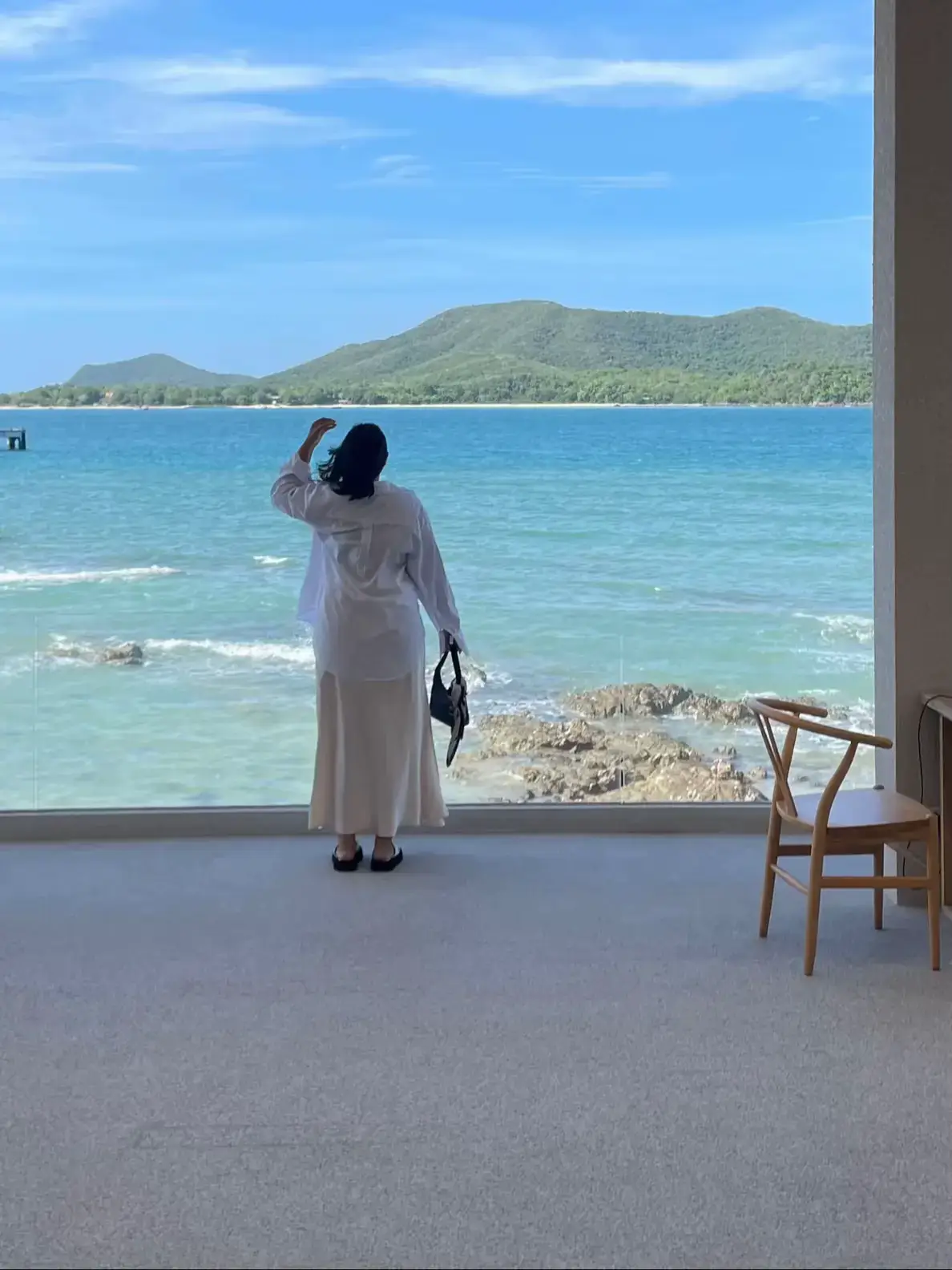 PALYN : คาเฟ่ใหม่แสมสาร สัตหีบ ชลบุรี วิวจึ้งใจยยยย💙🌊 | แกลเลอรีที่ ...