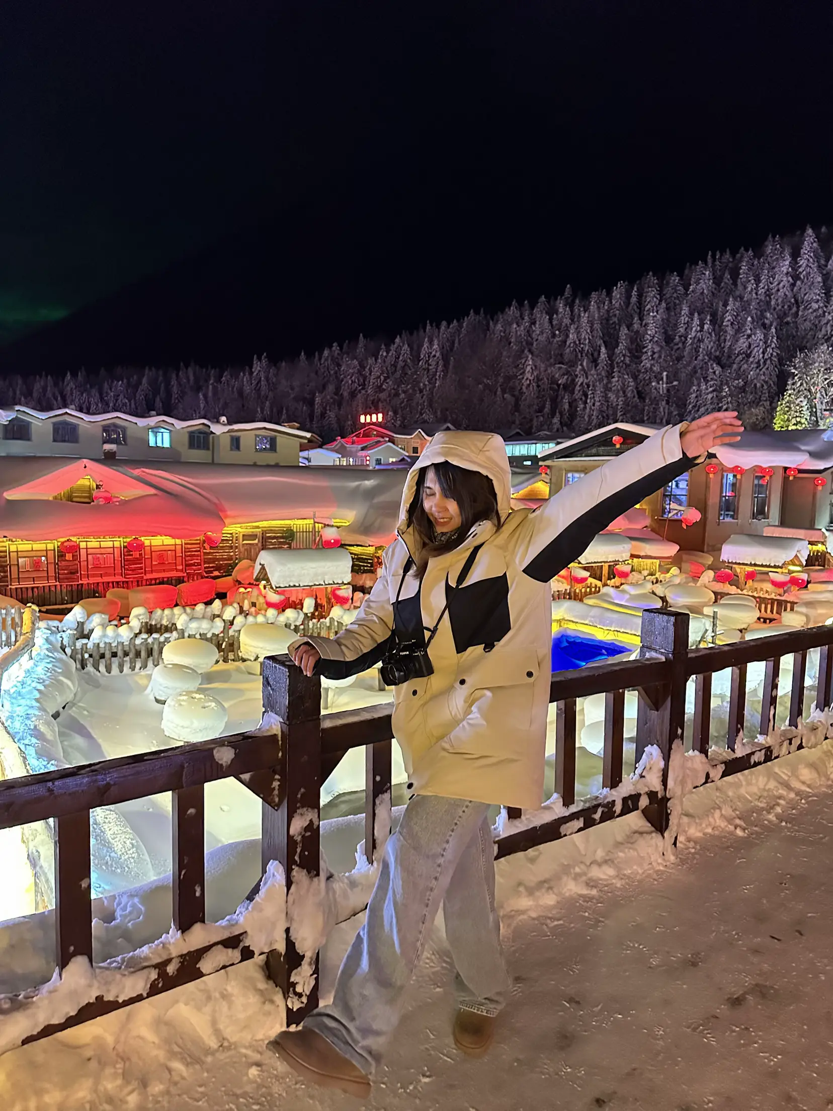 หมู่บ้านหิมะ Snow Town🇨🇳ฮาร์บิน หิมะเริ่มฟูแล้ว -13 องศา ️ | แกลเลอรี ...