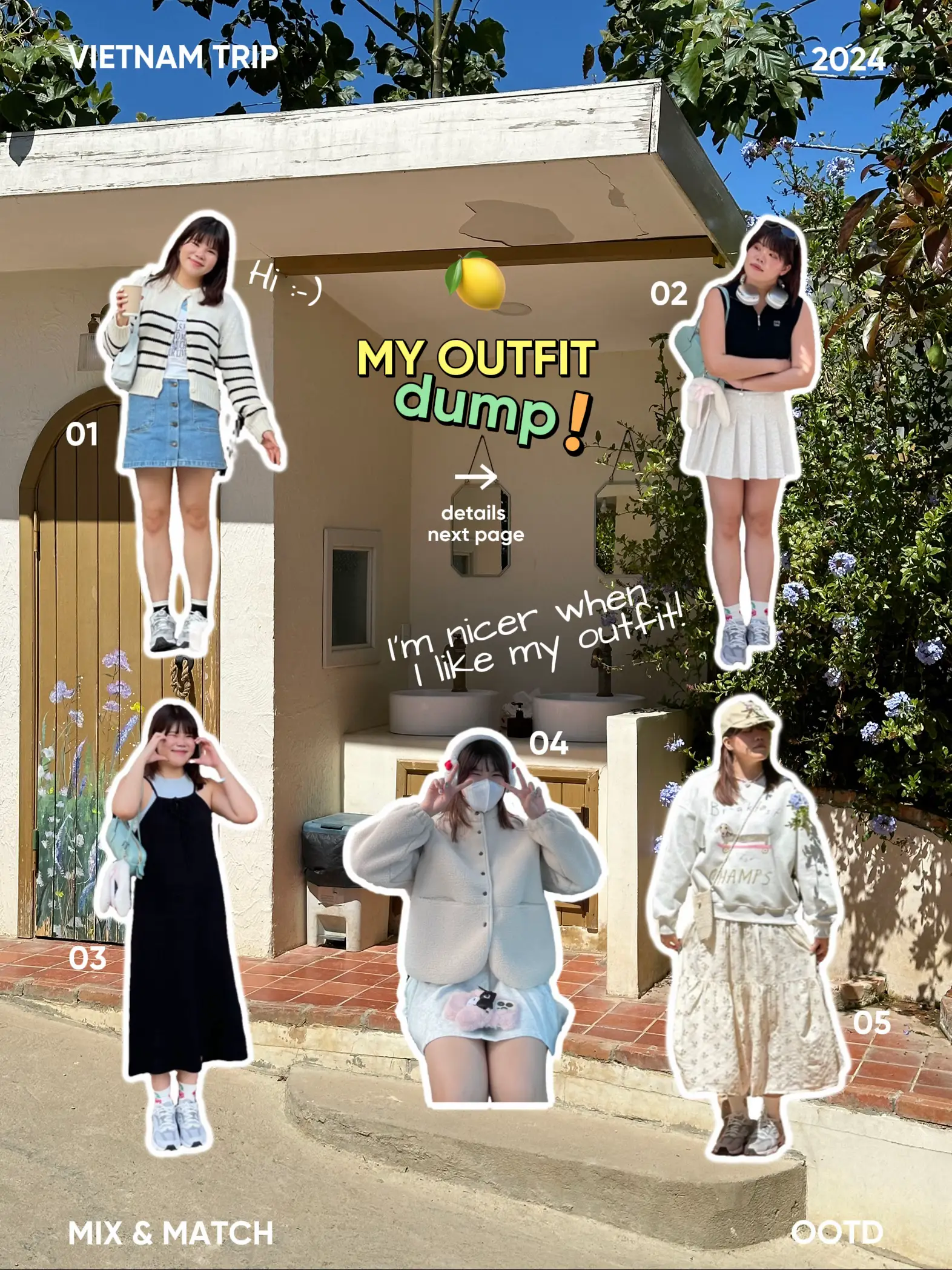 OOTD in Vietnam | แกลเลอรีที่โพสต์โดย ppattysrp | Lemon8