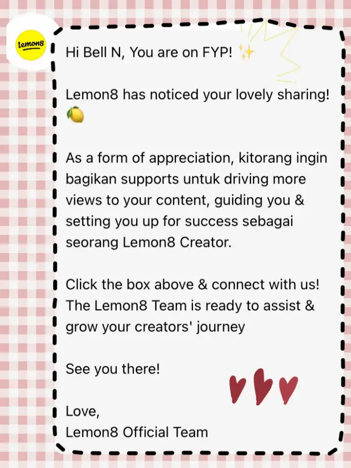 My first achievement from Lemon8 !!! | Galeri disiarkan oleh Bell N | Lemon8