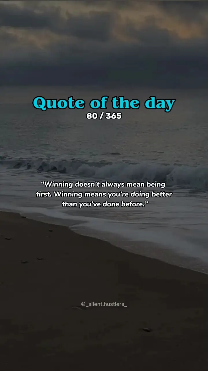Quote of the day 80/365 | Video published by Silent.Hustler | Lemon8
