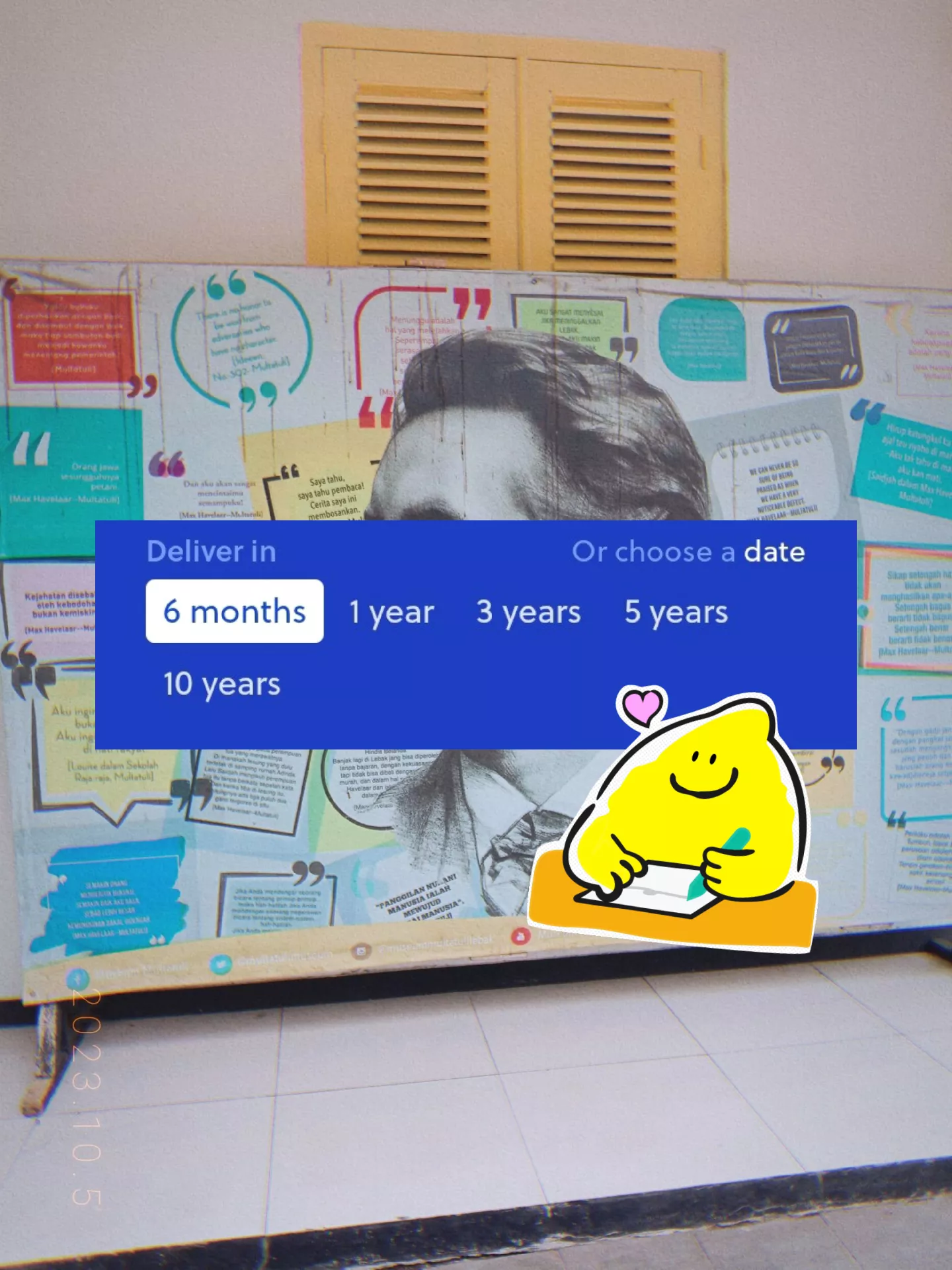 Kirim Surat Ke Masa Depan?? Emang Bisa?? | Galeri diposting oleh Rin | Lemon8