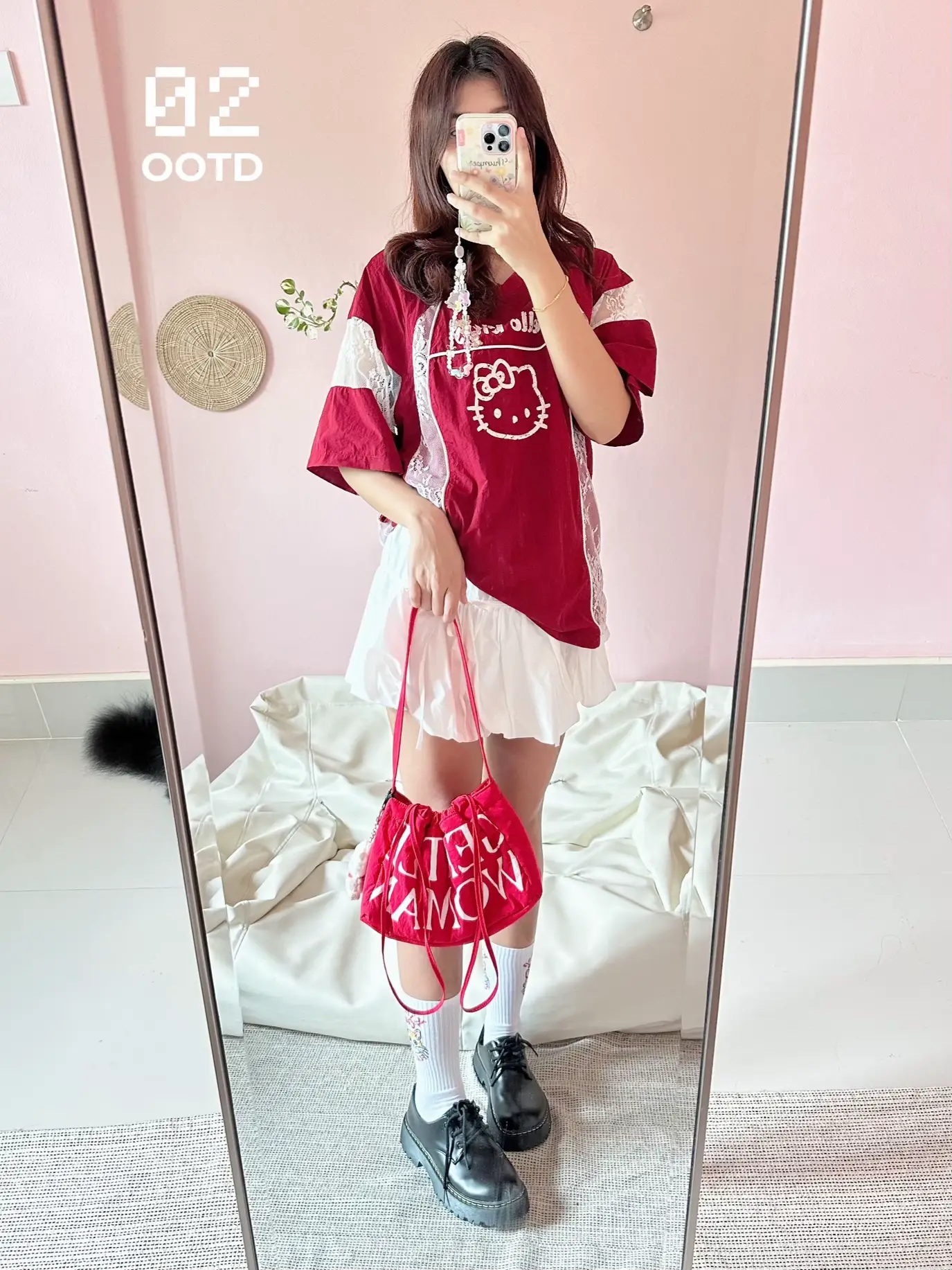 OOTD red outfits🍒🍎 | แกลเลอรีที่โพสต์โดย J_ style🍒 | Lemon8